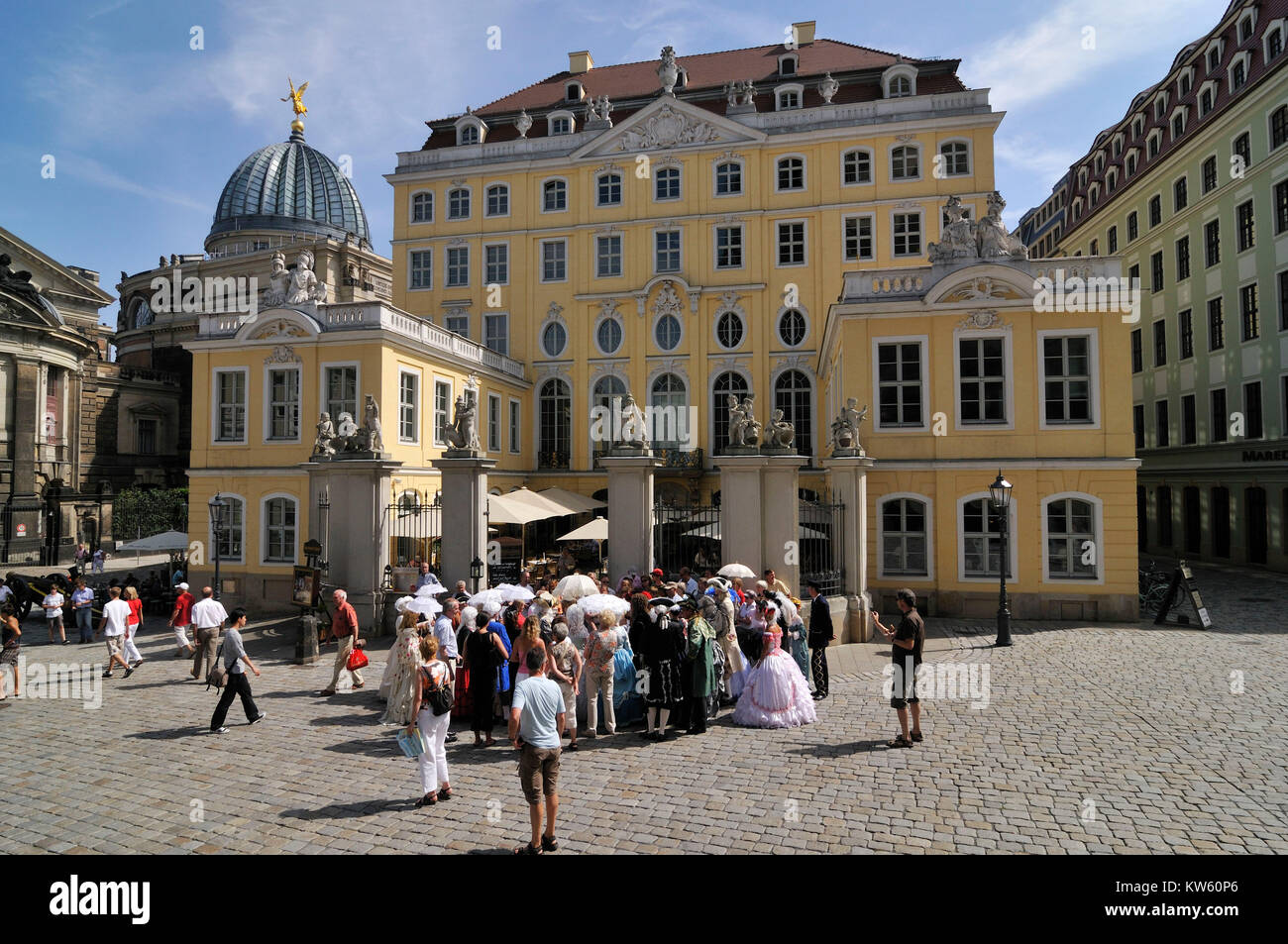 Dresden baroque spectacle, Dresden Barockspektakel Stock Photo - Alamy