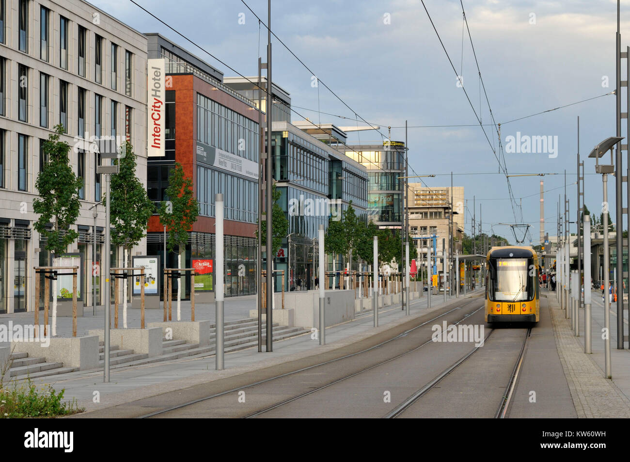 Dresden Viennese street, Dresden Wiener Strasse Stock Photo - Alamy