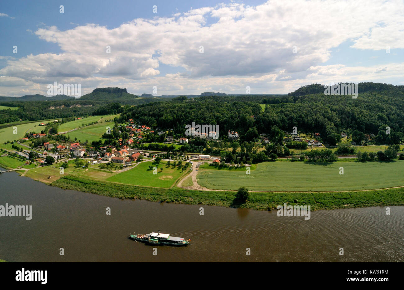 Elbsandsteingebirge, Rathen, lily stone, rough stone, Rathen ...