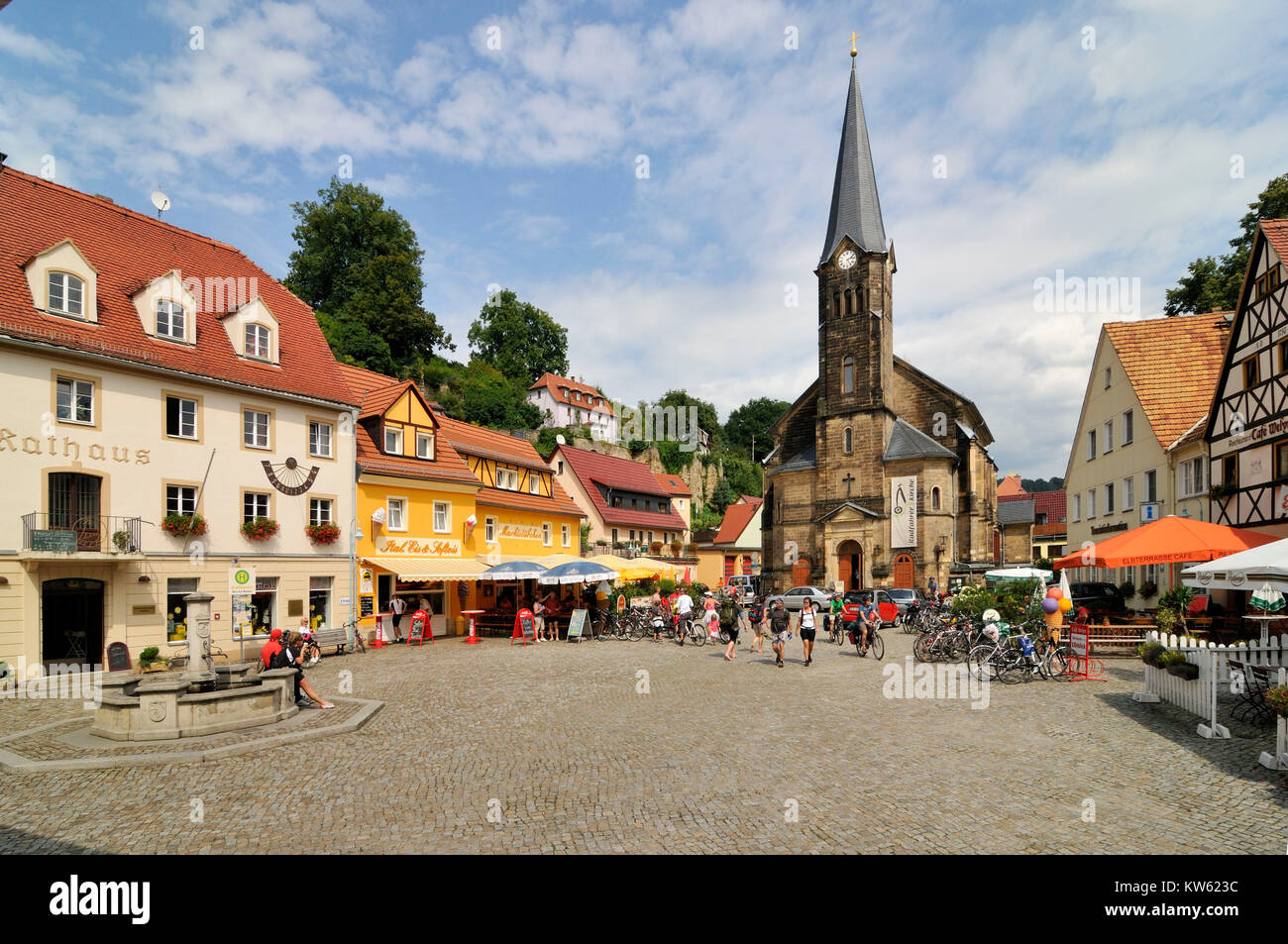 Small provincial european city hi-res stock photography and images - Alamy