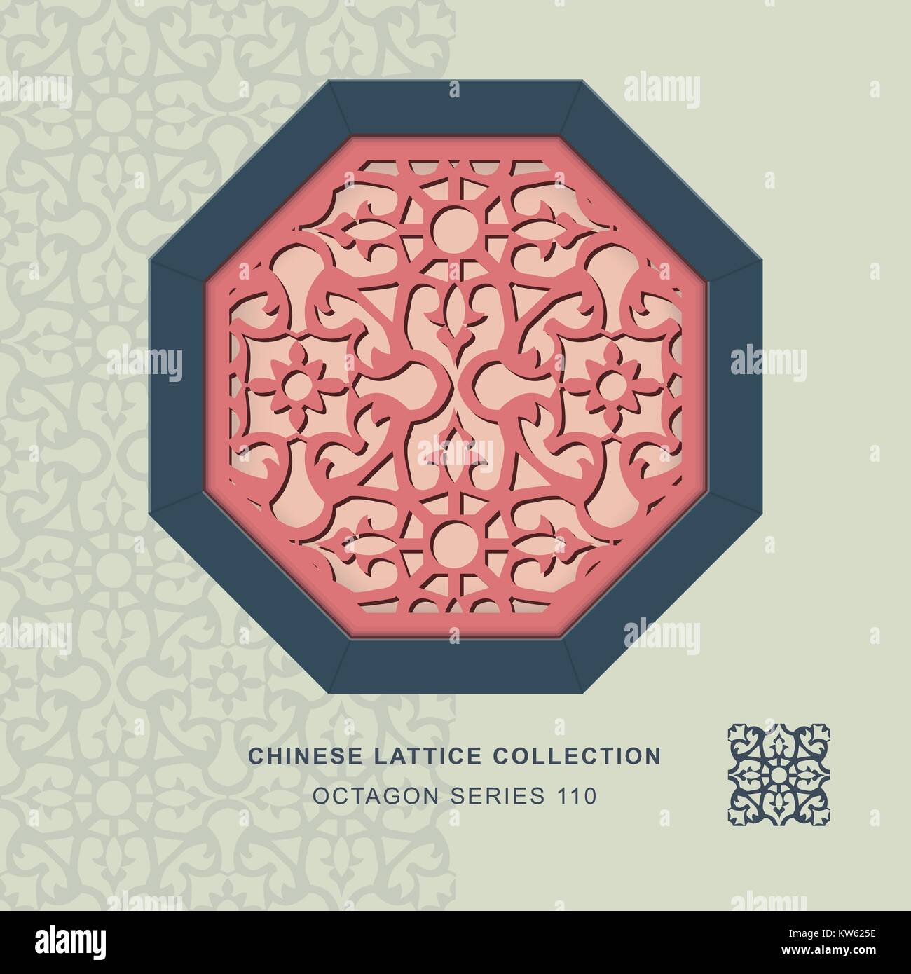 Chinese garden window Stock Vector Images - Alamy