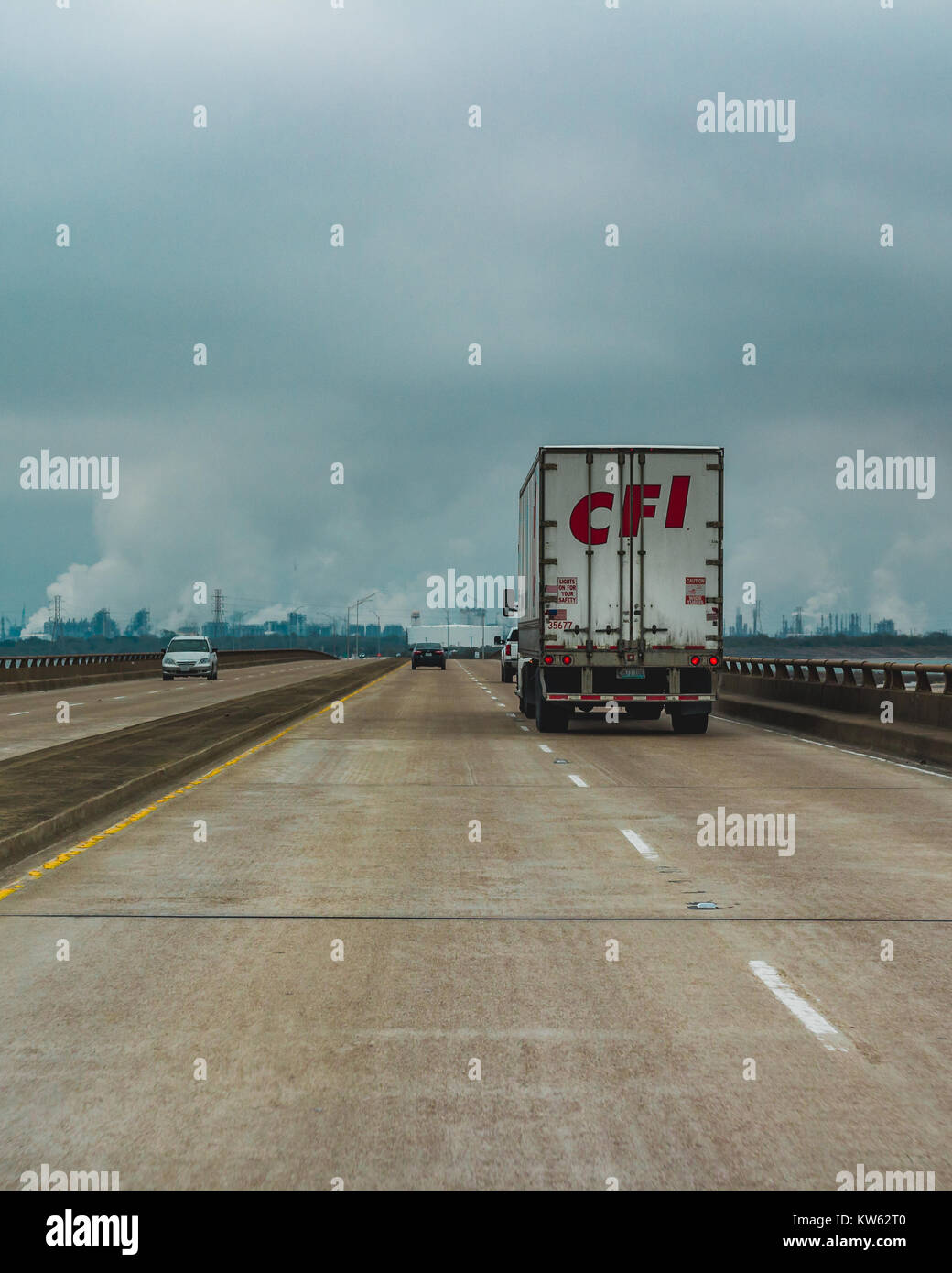 Lavaca Bay Causeway Stock Photo - Alamy