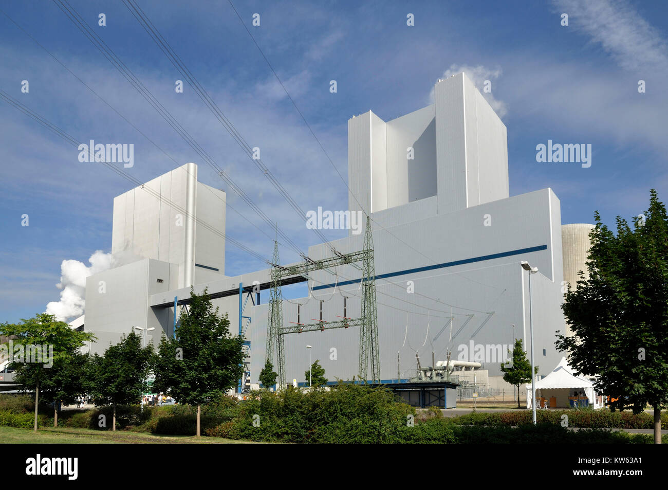 Power station box mountain, Kraftwerk Boxberg Stock Photo - Alamy