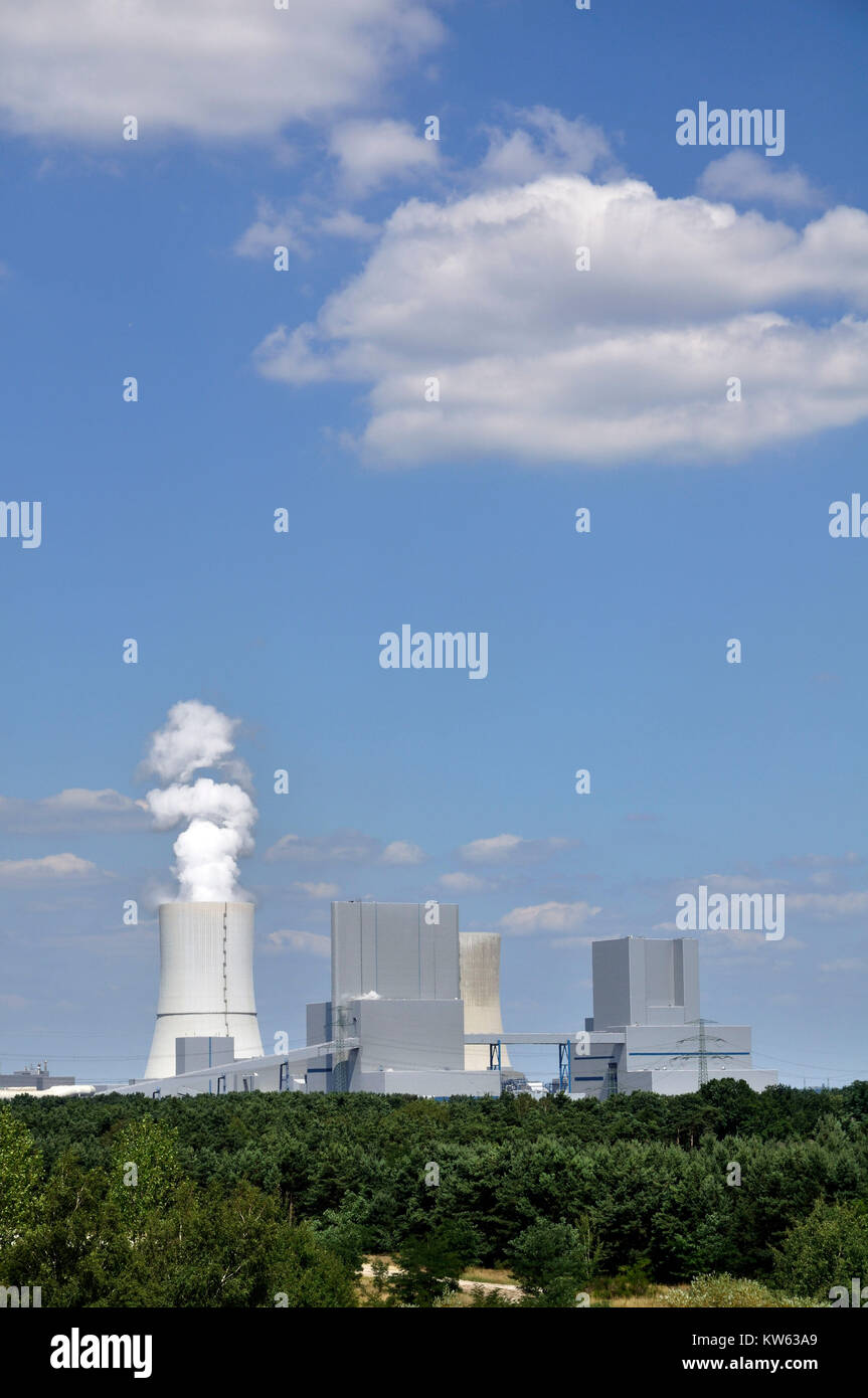 Power station box mountain, Kraftwerk Boxberg Stock Photo - Alamy