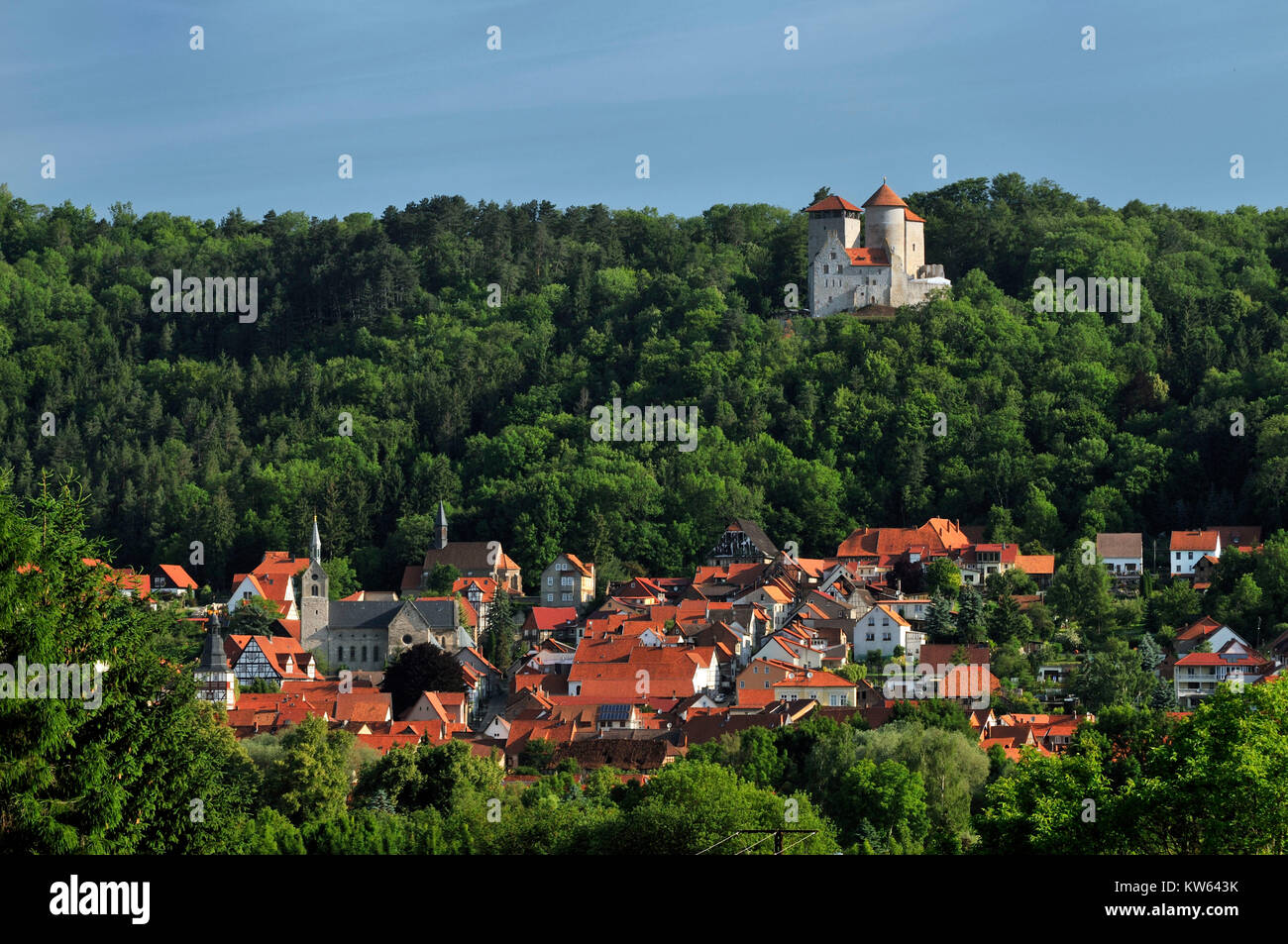 Altstadt und burg normannstein hi-res stock photography and images - Alamy