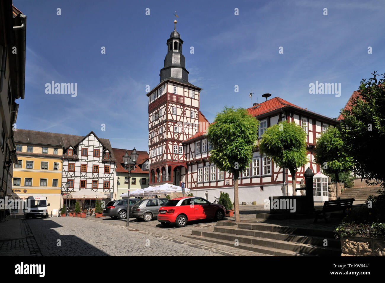 Romantic timber frame buildings hi-res stock photography and images - Alamy