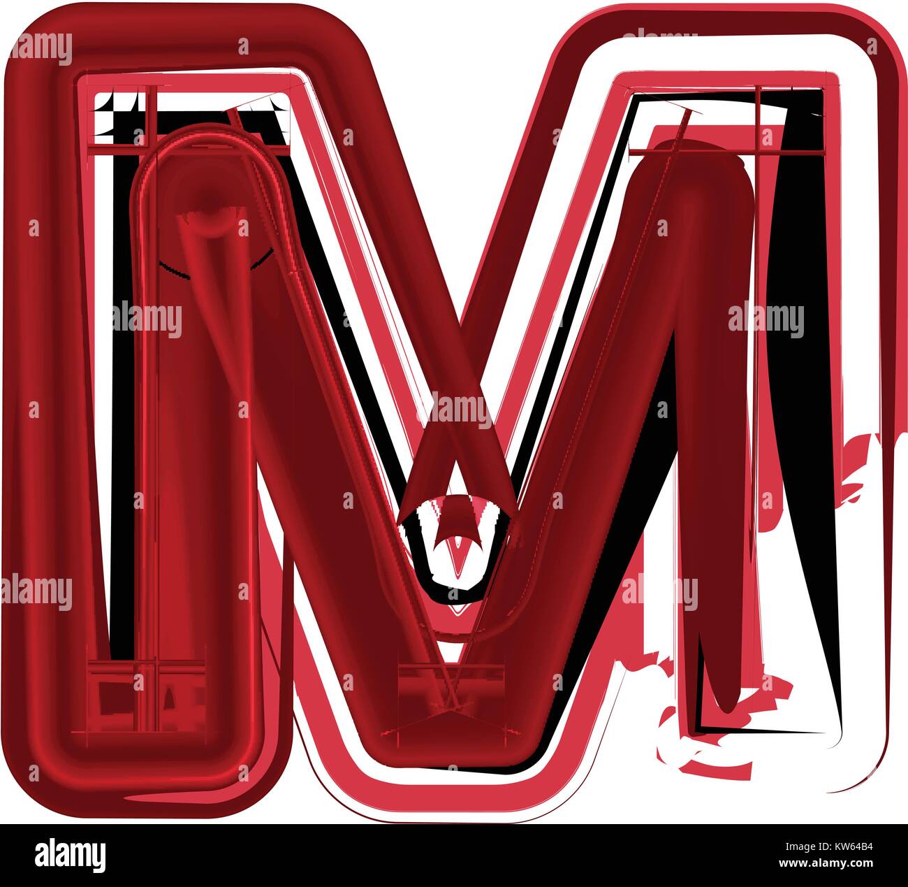 M scratch Stock Vector Images - Alamy