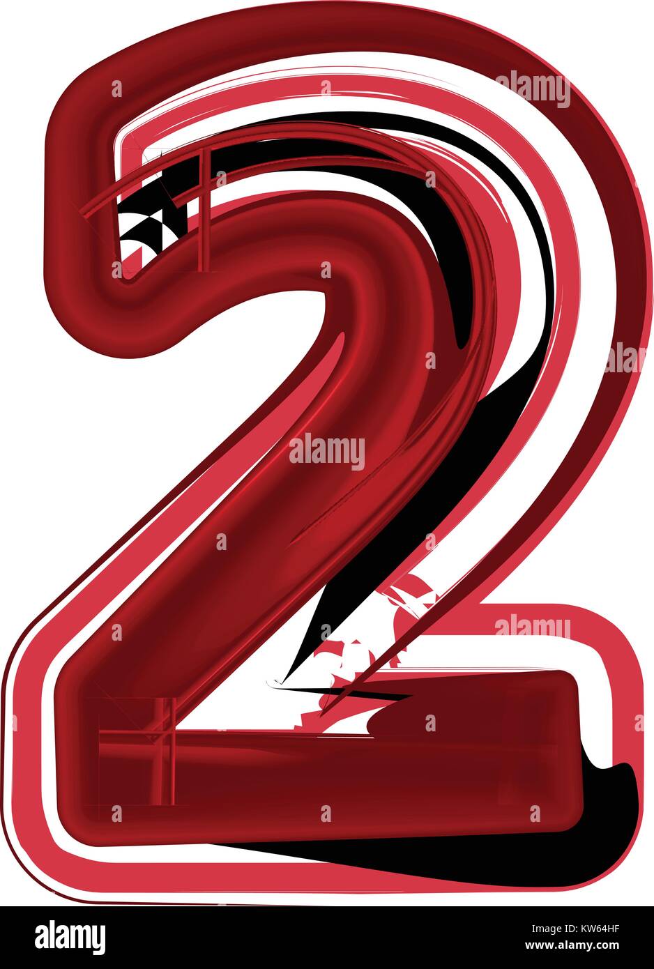 Second alphabet Stock Vector Images - Alamy