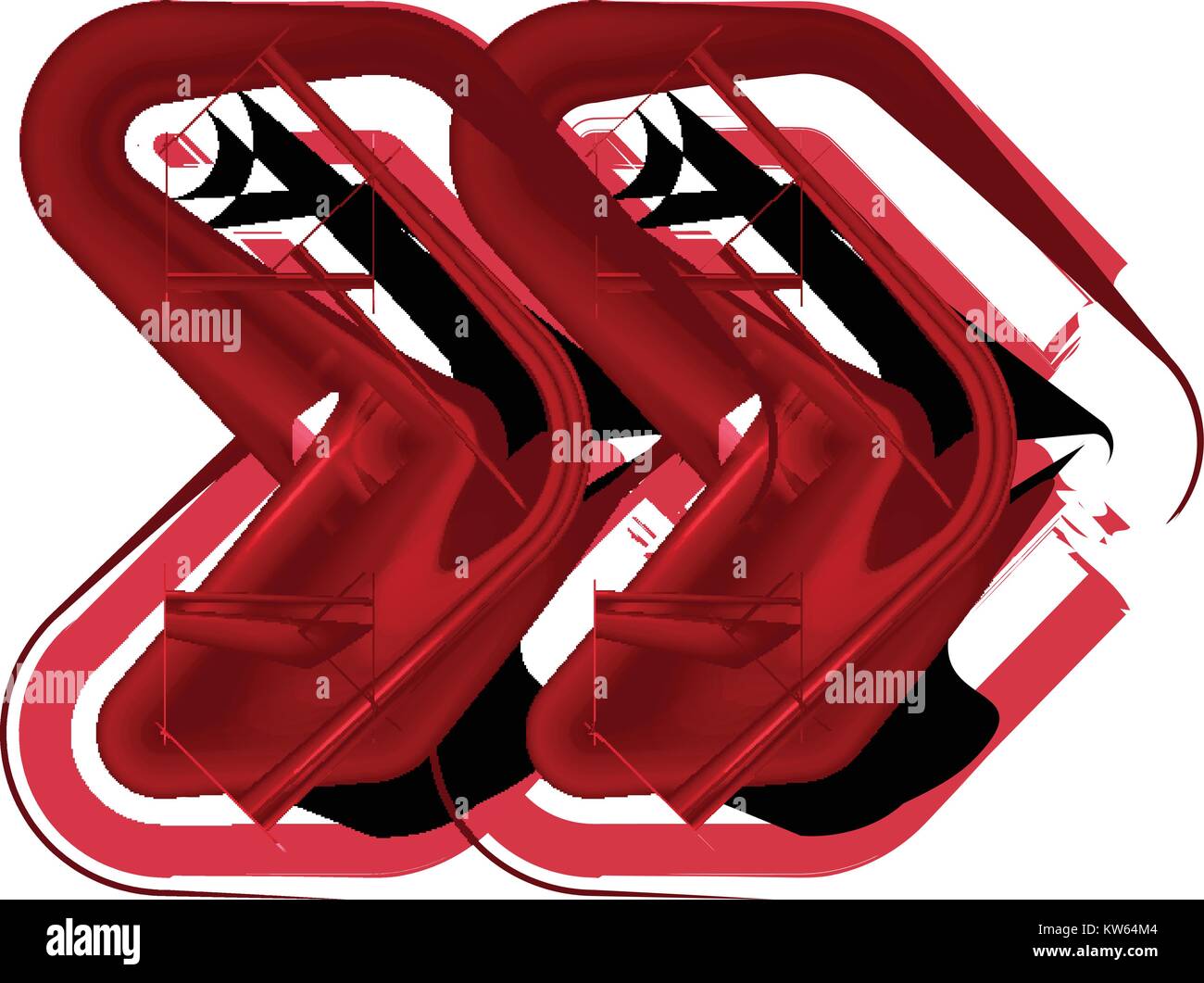 Abstract vector illustration drawing of Symbol Stock Vector Image & Art ...