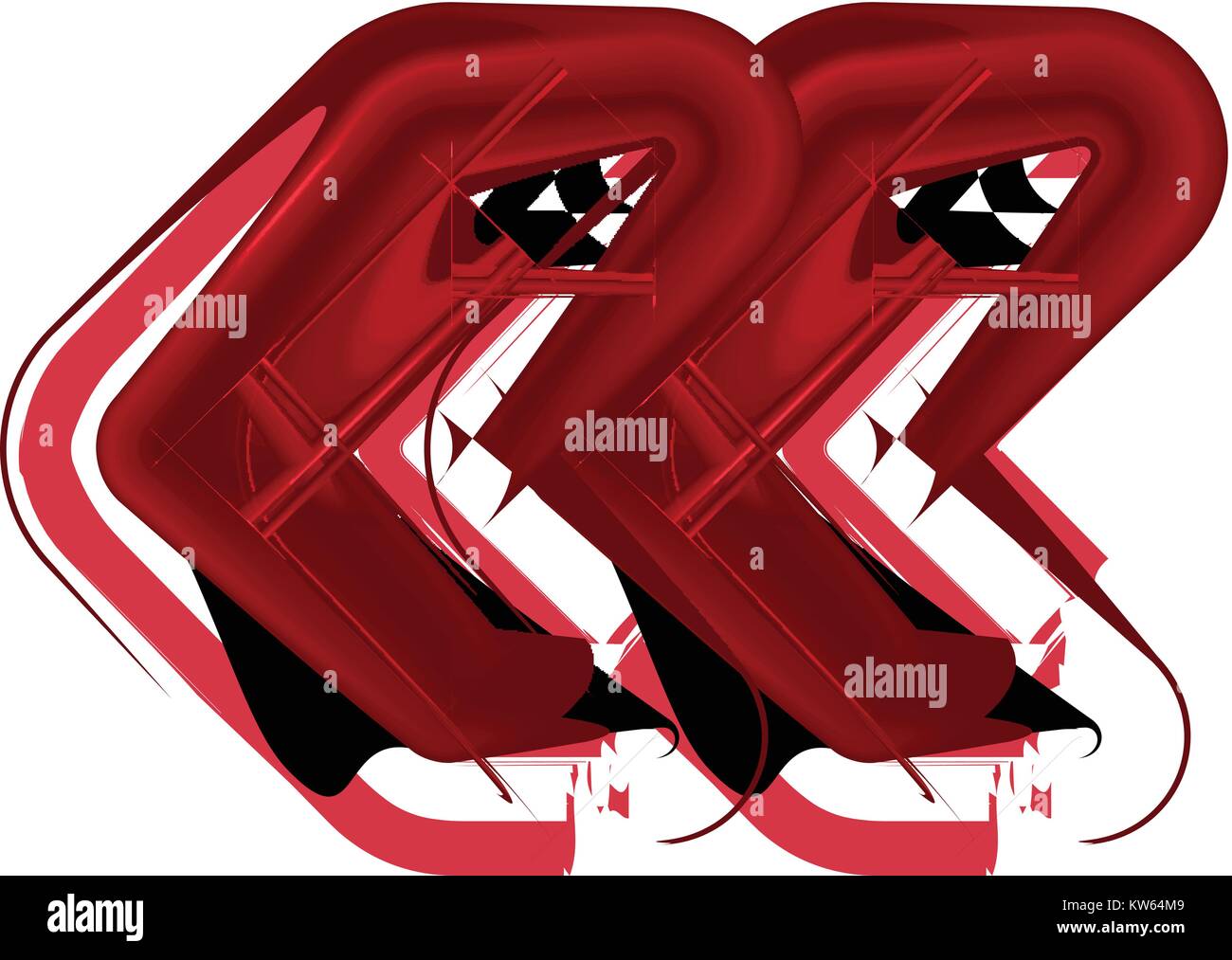 Abstract vector illustration drawing of Symbol Stock Vector Image & Art ...