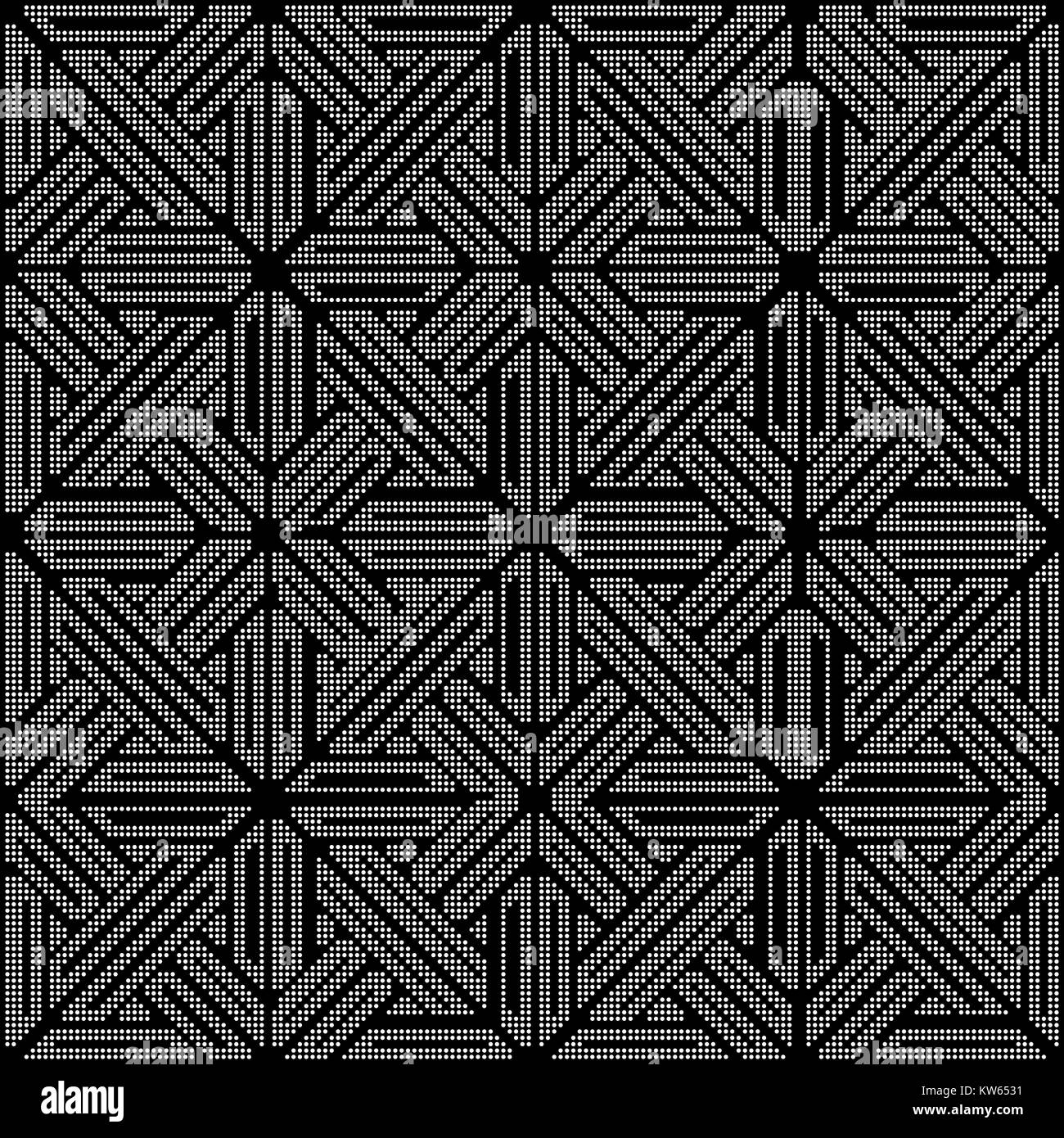 Halftone round black seamless background check cross geometry polygon ...