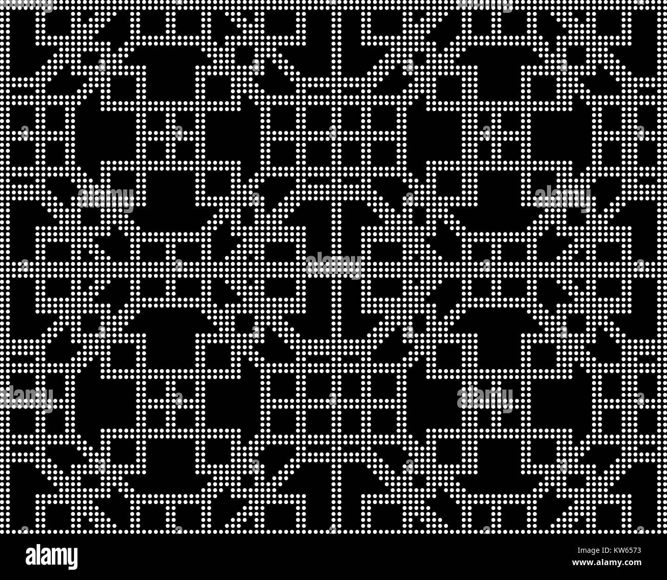 Halftone round black seamless background square polygon cross geometry Stock Vector Image & Art ...