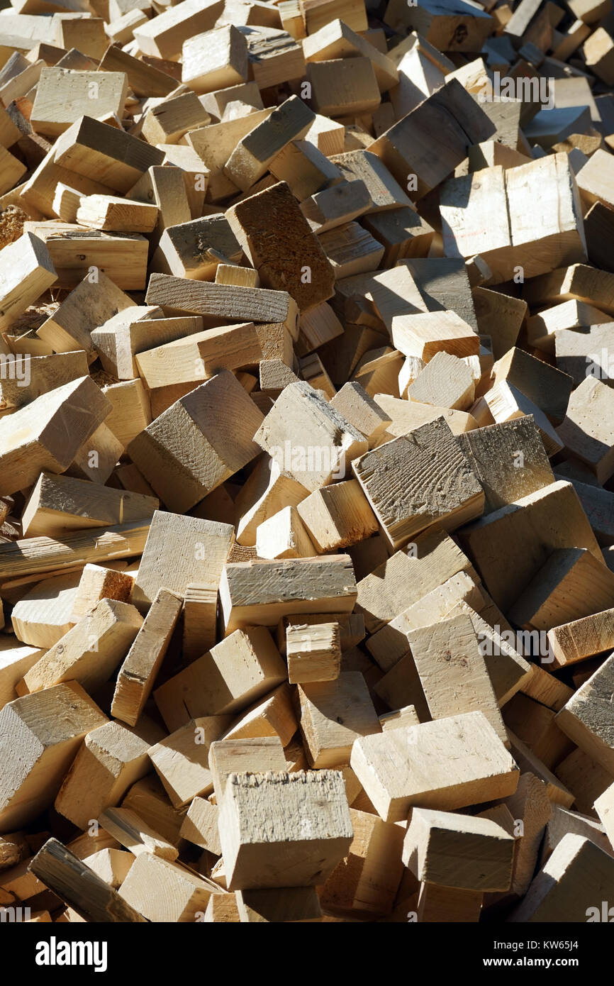 Heap of timber parts in the storage Stock Photo - Alamy
