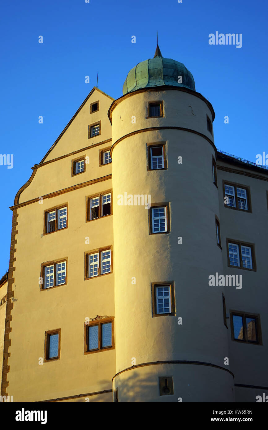 KAPFENBURG, GERMANY - CIRCA AUGUST 2015 Corner of Schloss Kapfenburg ...