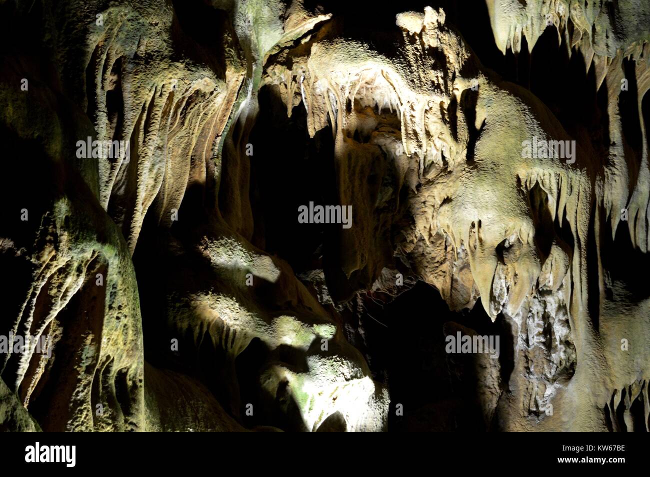 wall on the cave Stock Photo - Alamy
