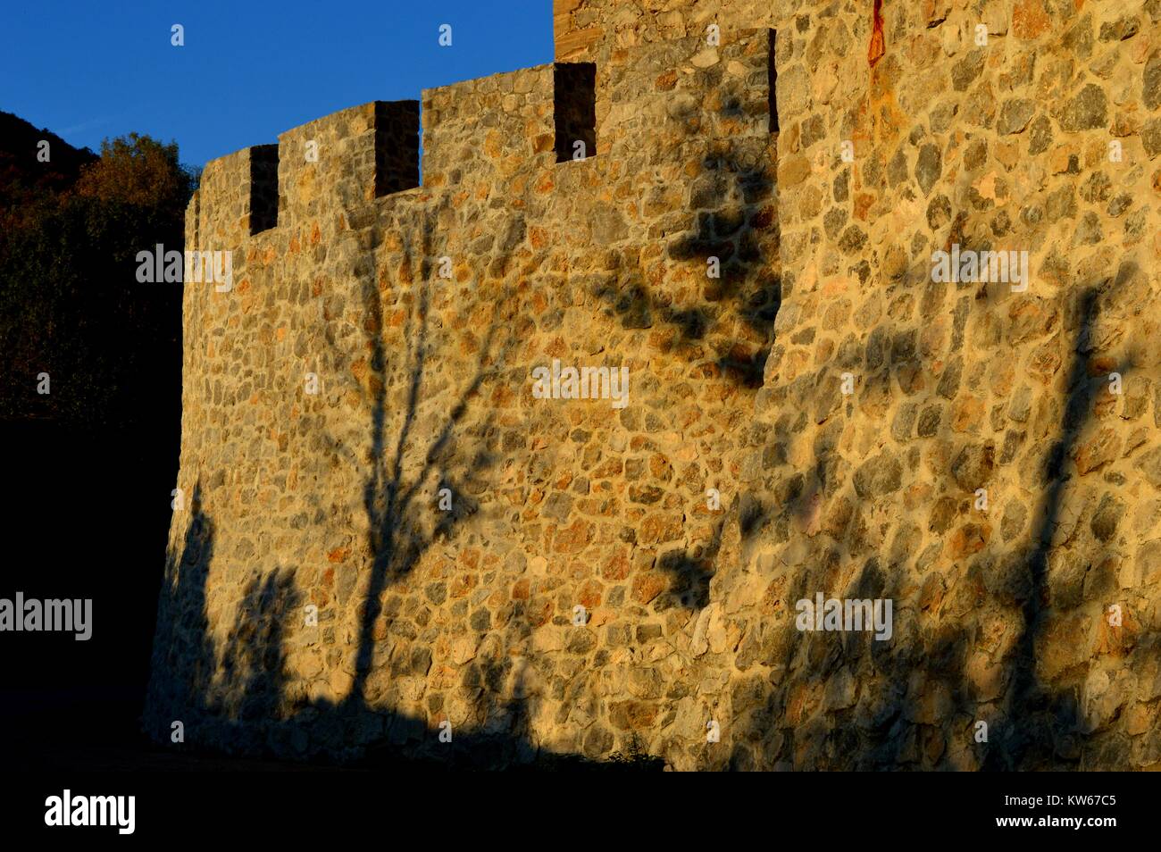 old fort and shadows Stock Photo - Alamy