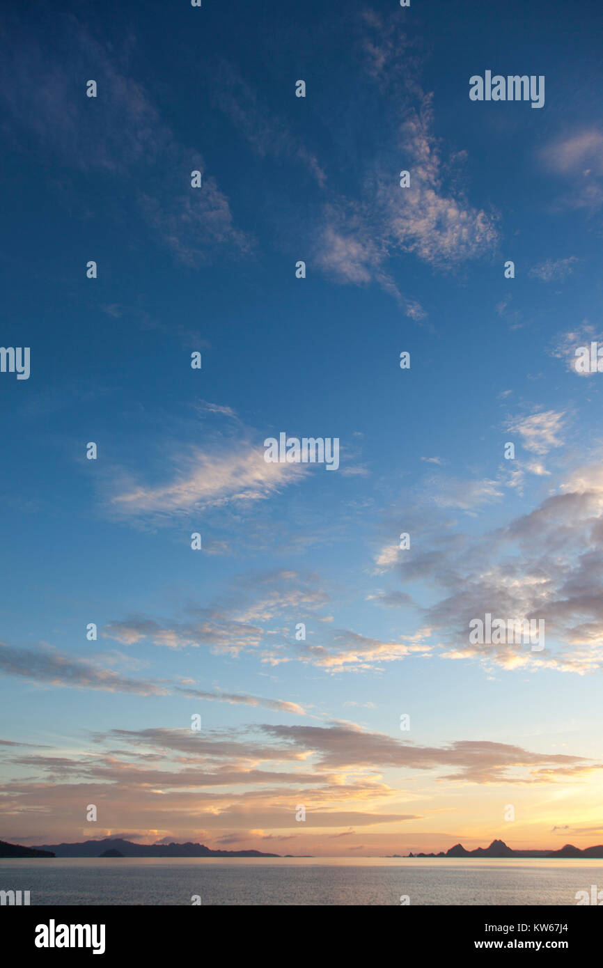 Sunrise in Komodo National Park Indonesia Stock Photo - Alamy
