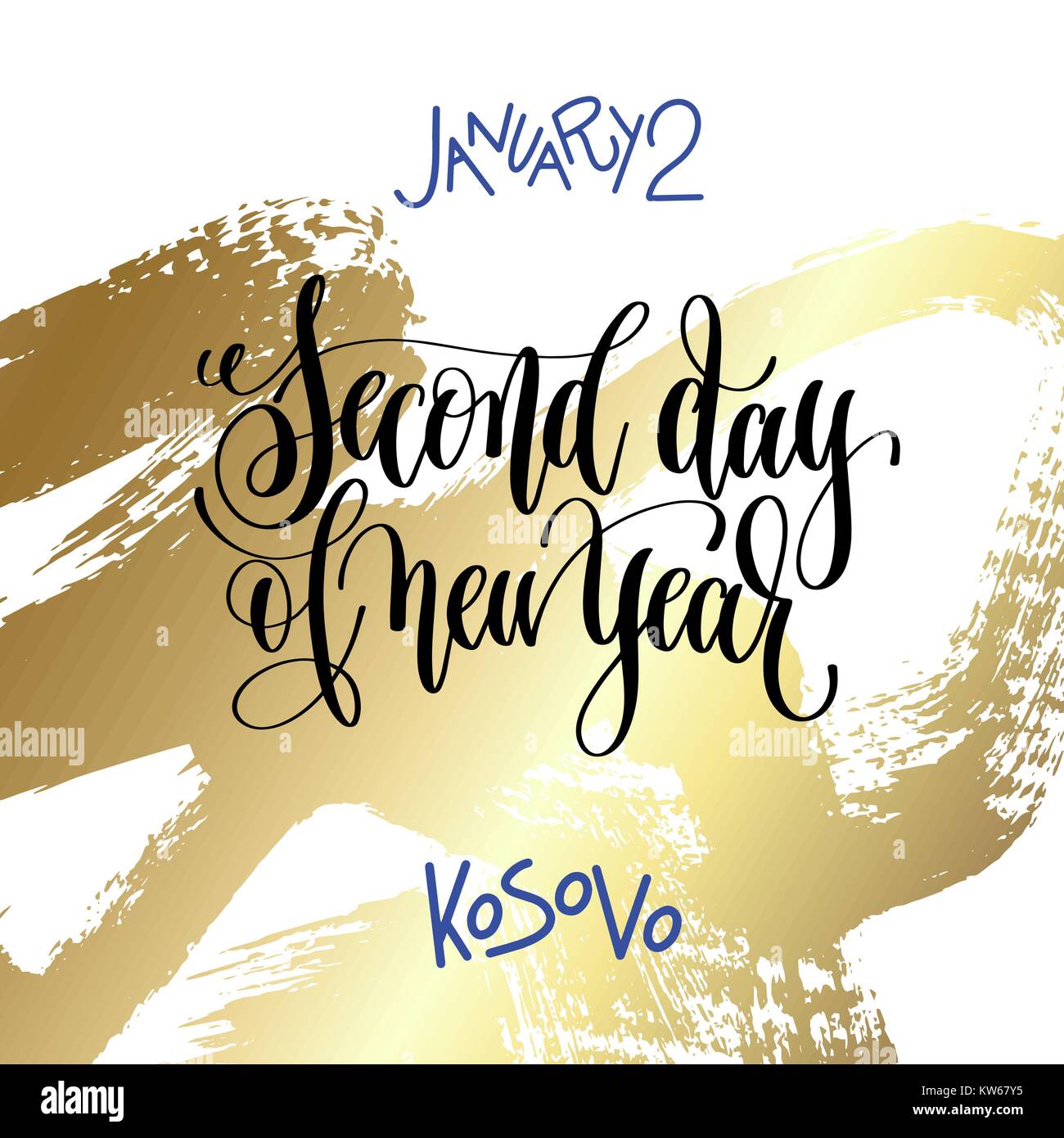 Second january Stock Vector Images - Alamy