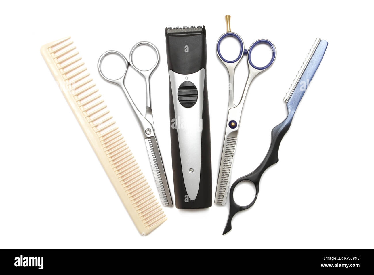 Hairdressing industry. Professional hairdressing tools. Comb, scissor ... Hairdressing industry. Professional hairdressing tools. Comb, scissor ...