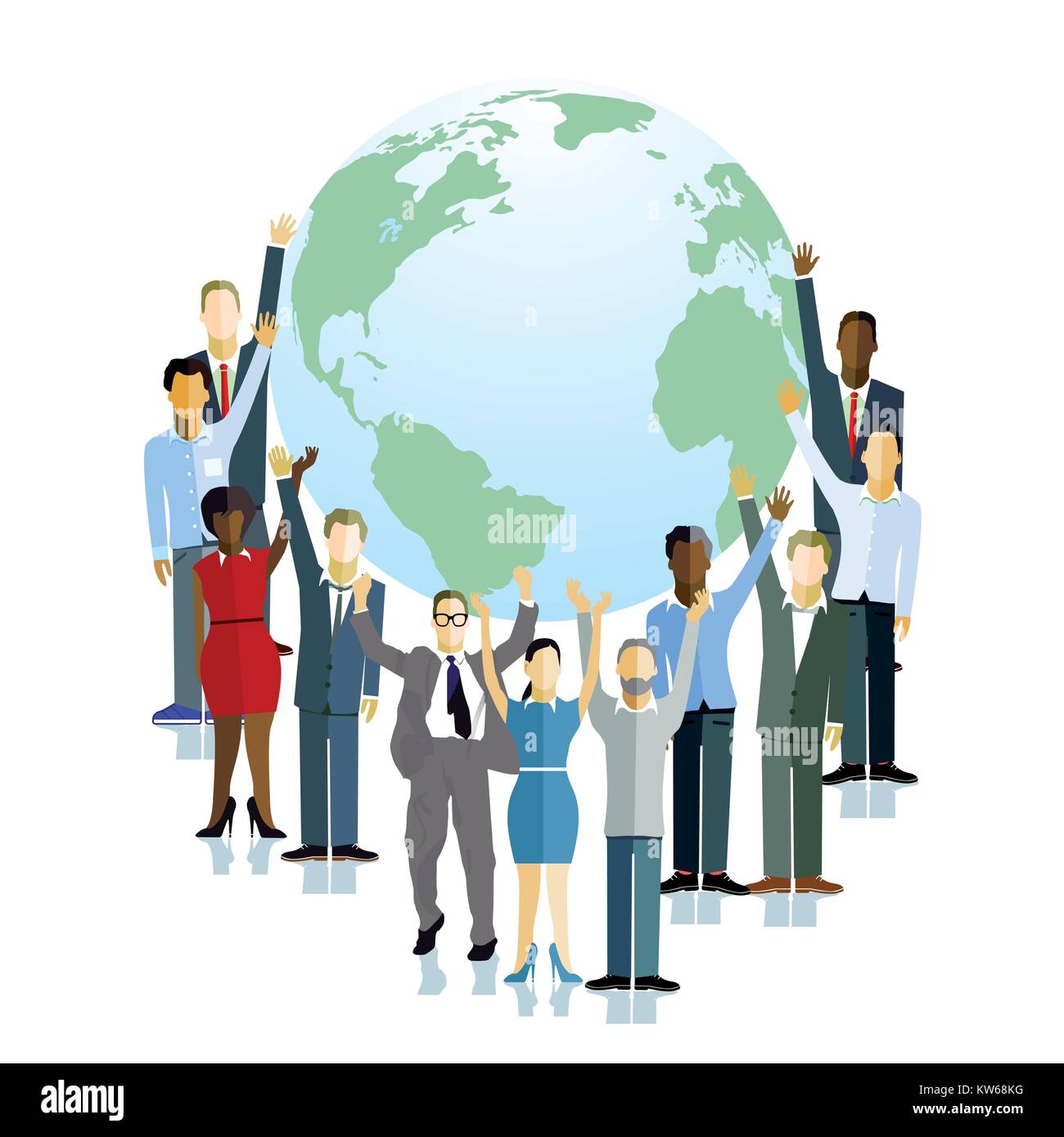 Person globe hi-res stock photography and images - Alamy