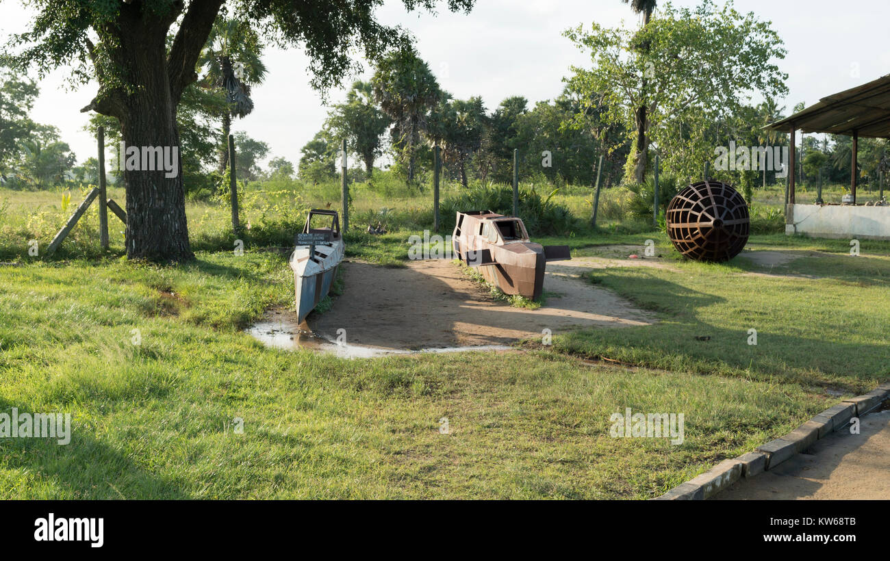 LTTE boats, submarines and torpedoes on display Stock Photo - Alamy