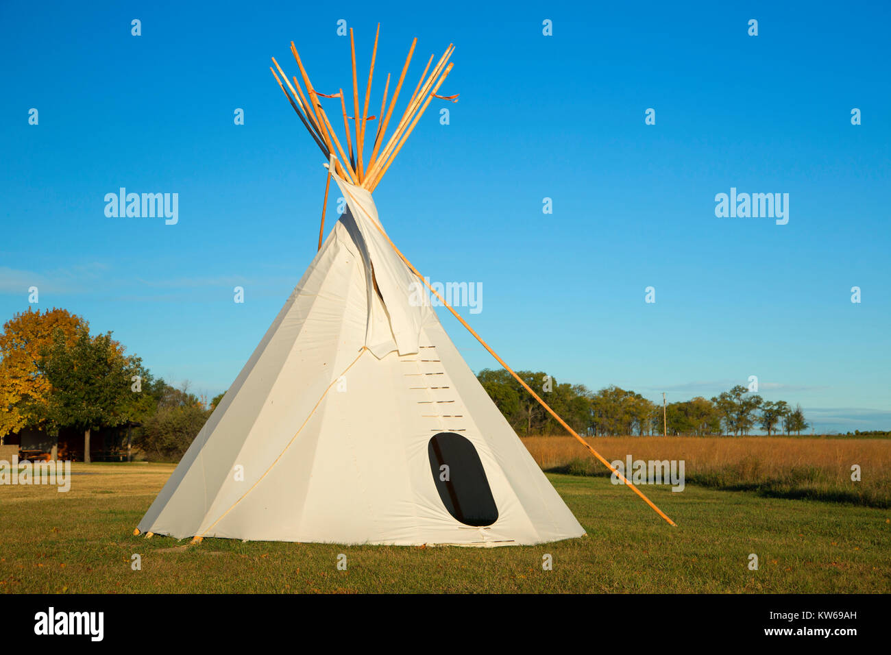 Teepee, Knife River Indian Villages National Historic Site, Lewis and ...
