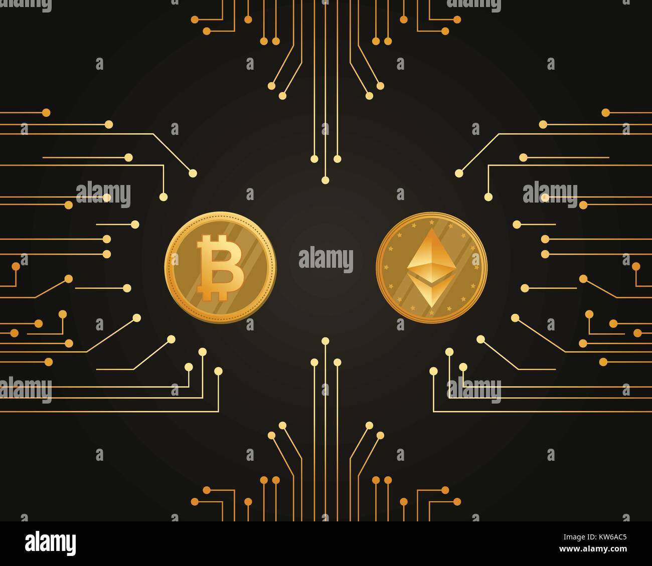 Block chain background style design collection Stock Vector Image & Art ...