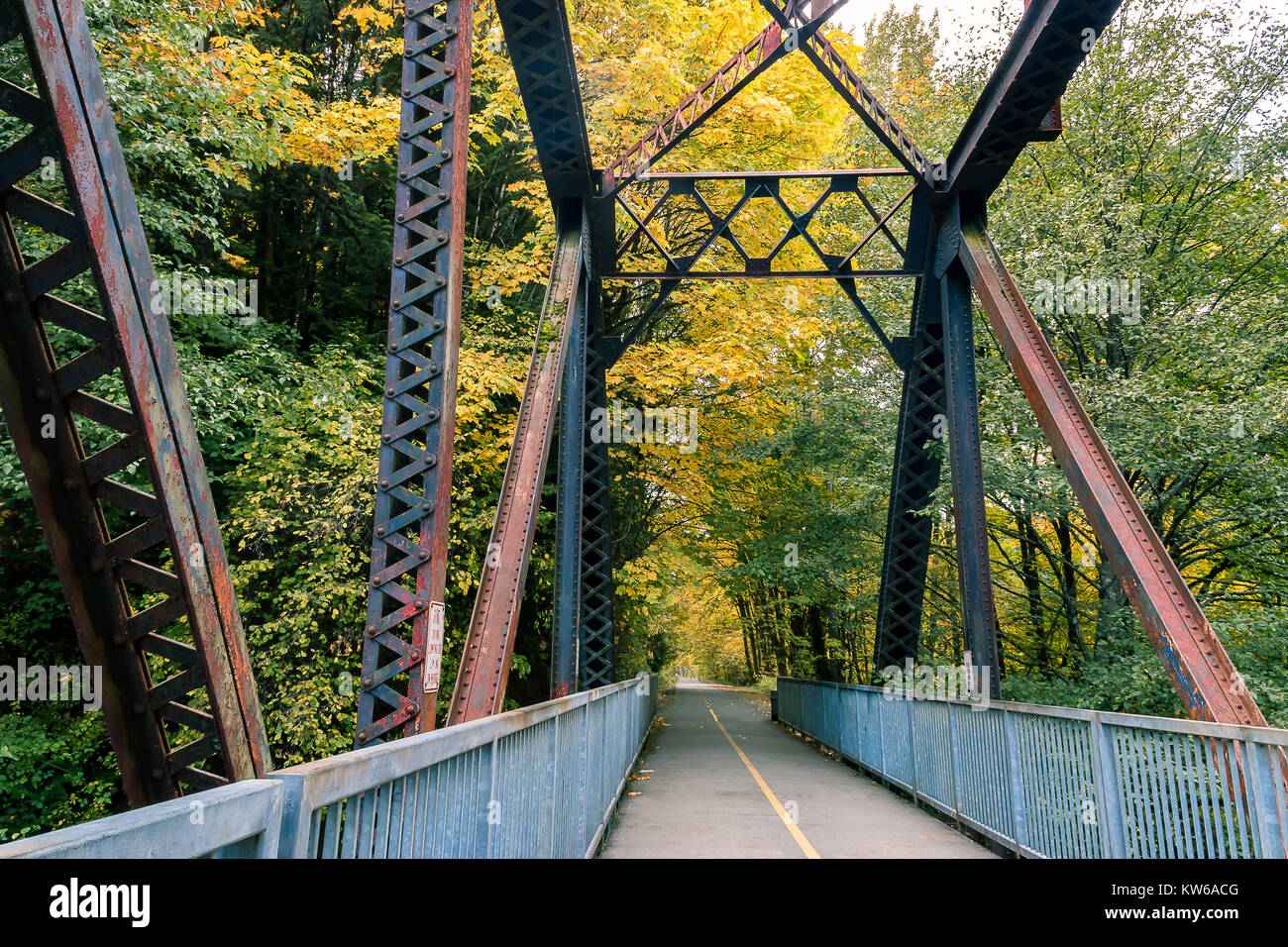 Rusty old bridge Stock Photo - Alamy