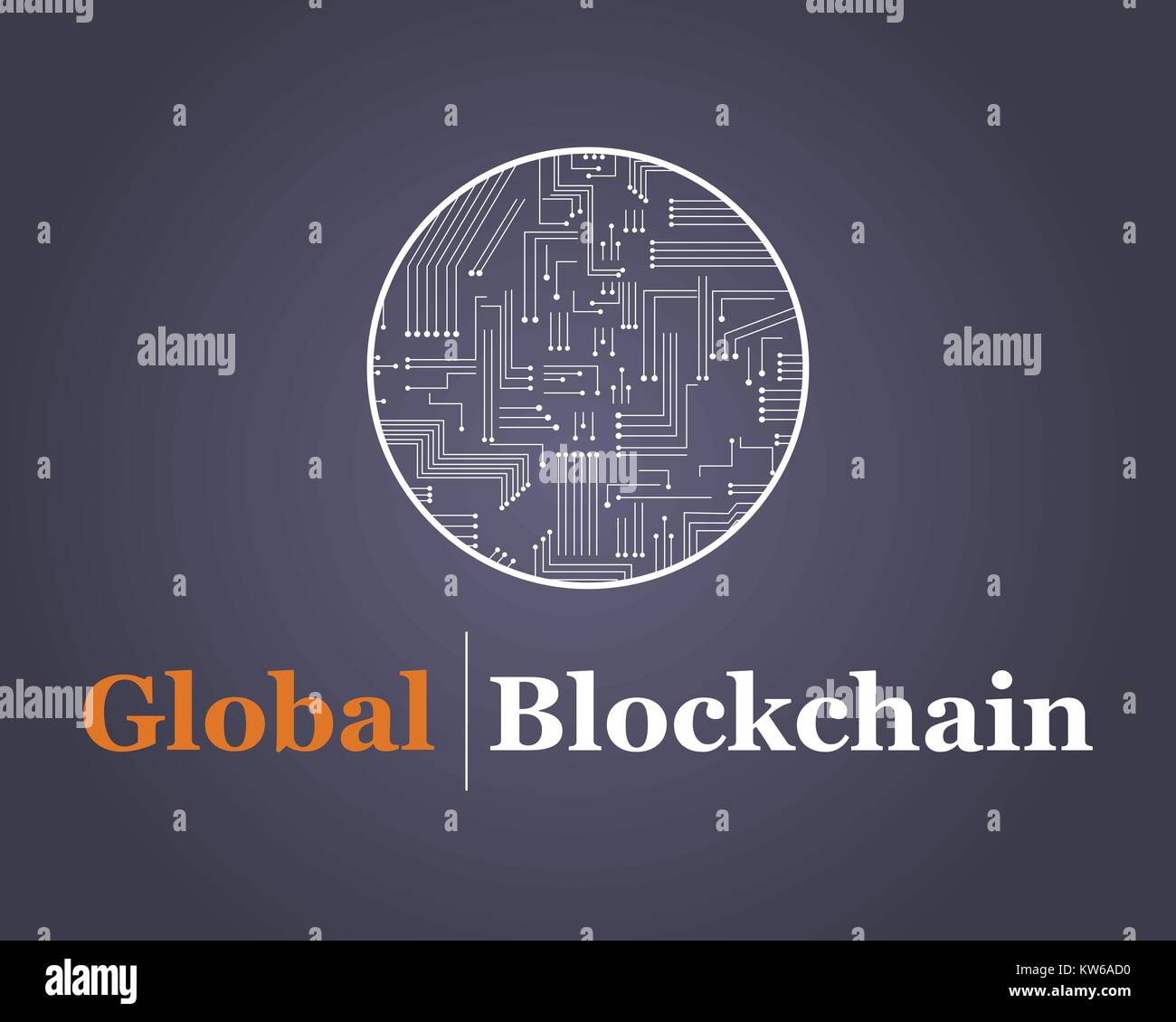 Blockchain encrypted data security Stock Vector Images - Alamy