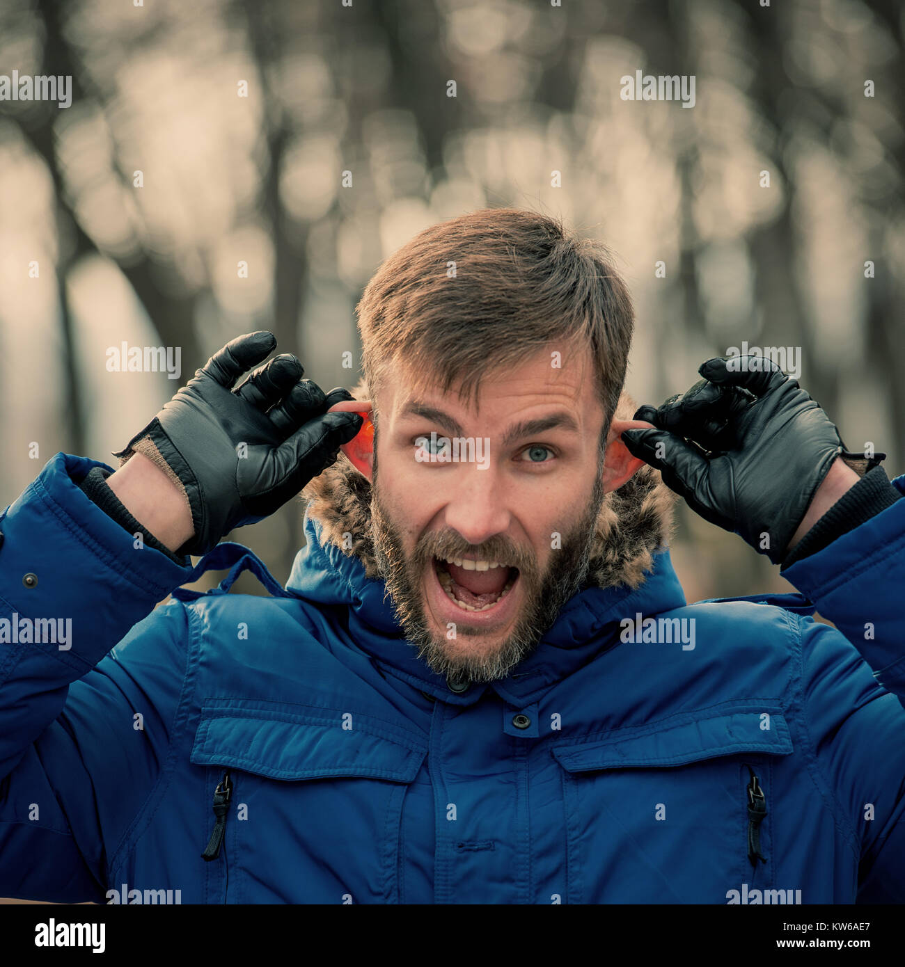 Bearded super hero hi-res stock photography and images - Alamy