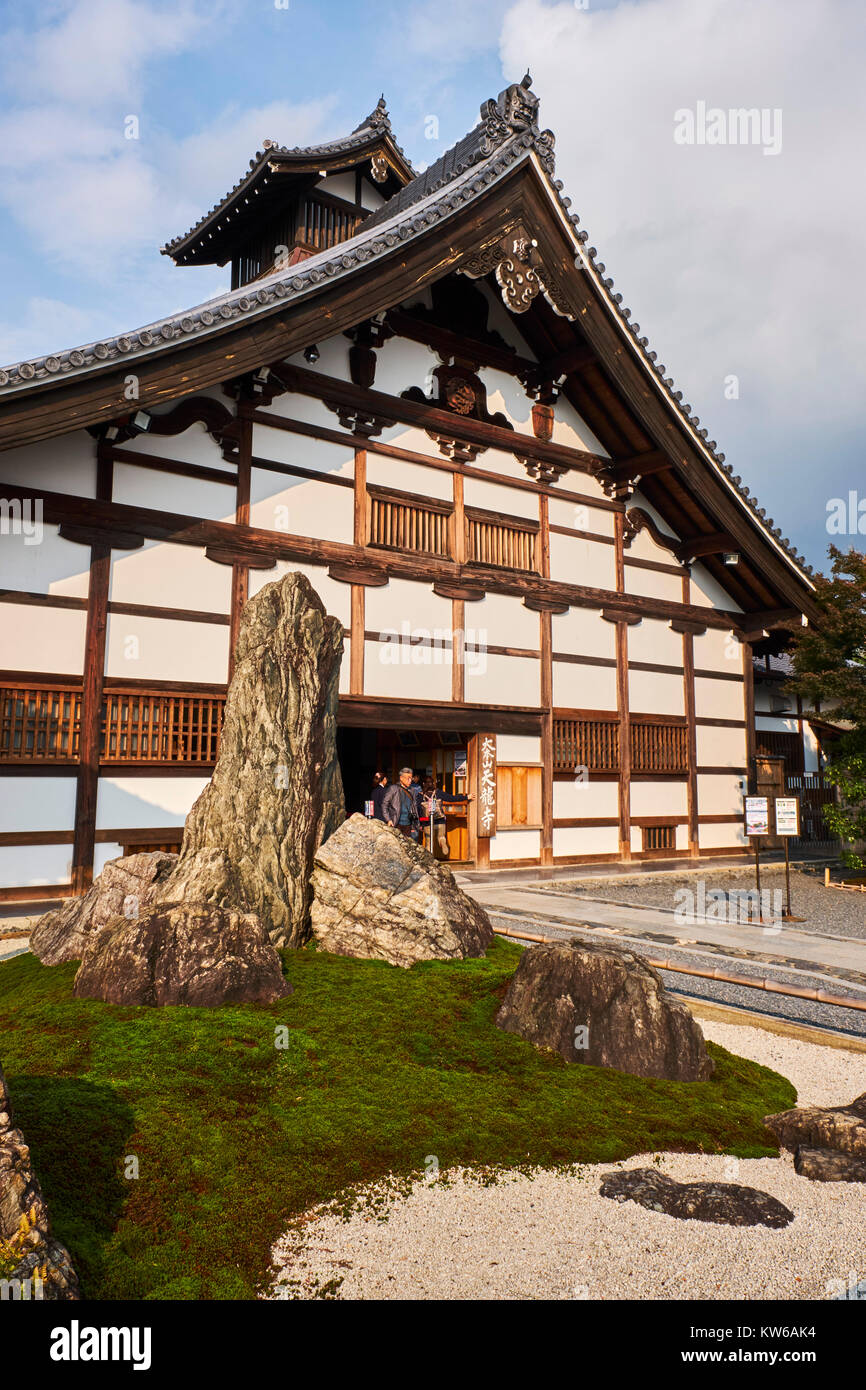 Japan, Honshu island, Kansai region, Kyoto, Arashiyama, Tenryuji Temple ...