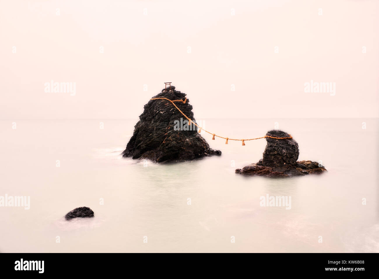 Japan, Honshu island, Ise Shima, Mie region, Futami, Meoto-Iwa (Wedded ...