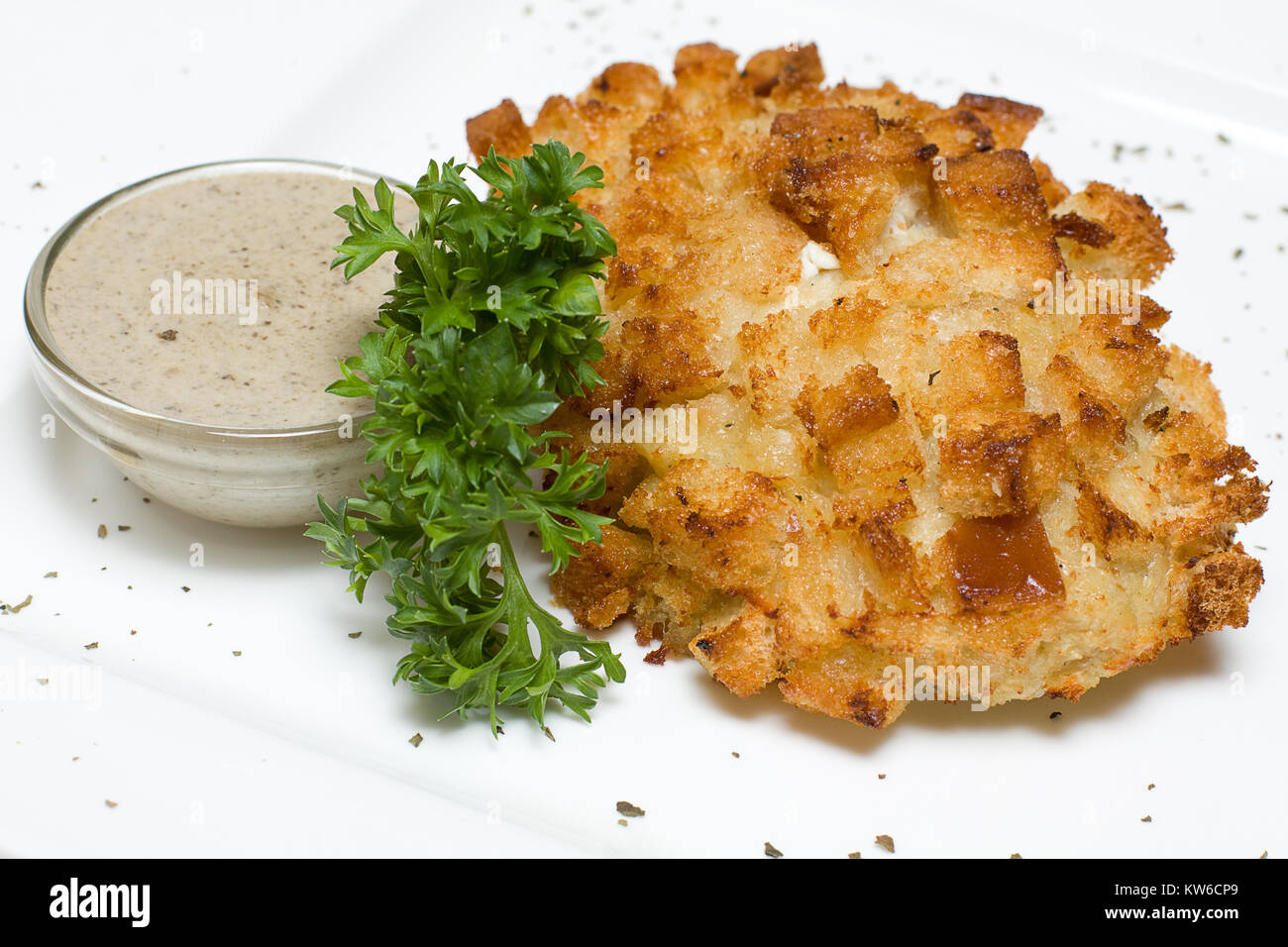 Chicken kiev on plate hi-res stock photography and images - Alamy