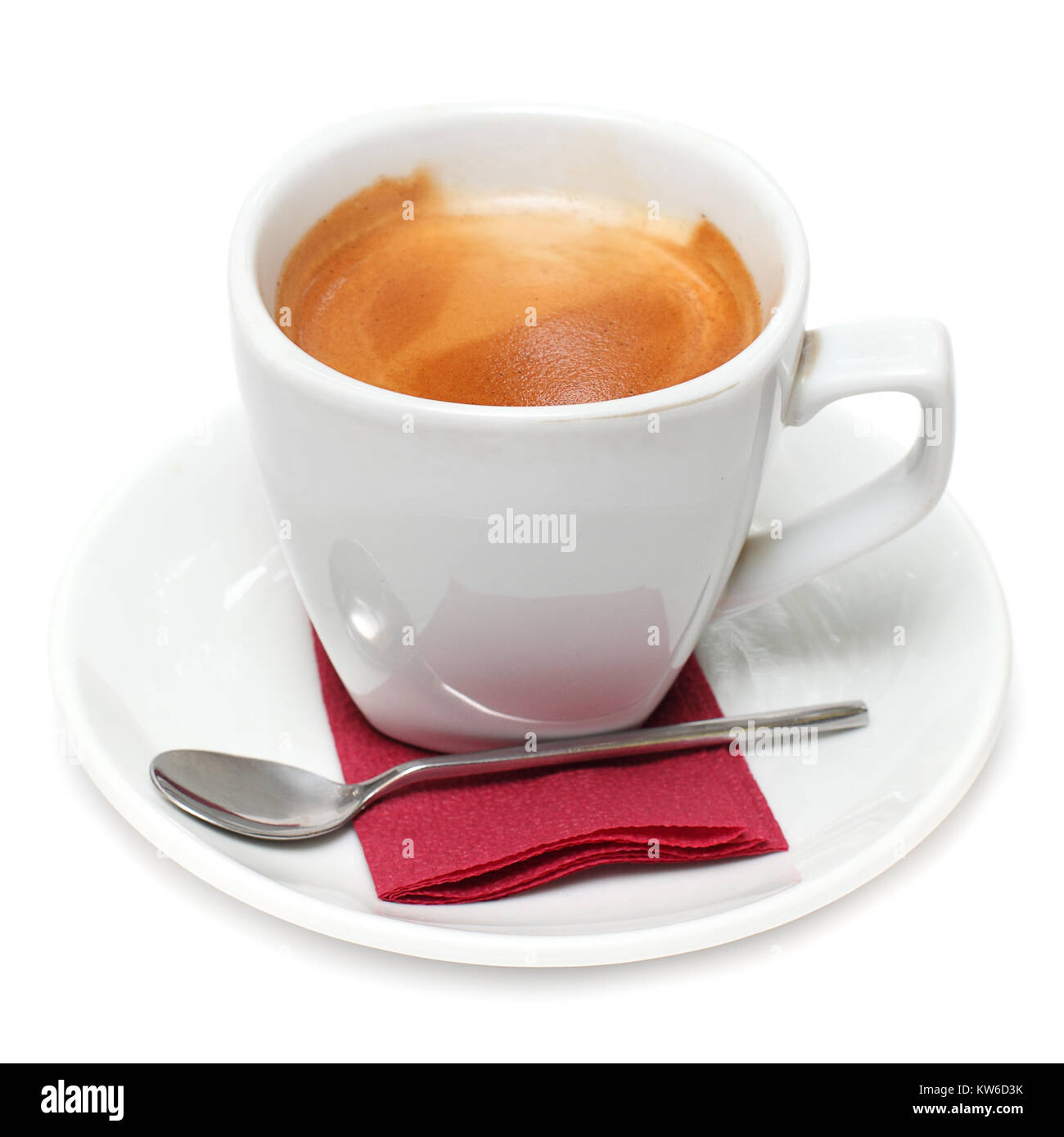 Coffee isolated over white background Stock Photo - Alamy