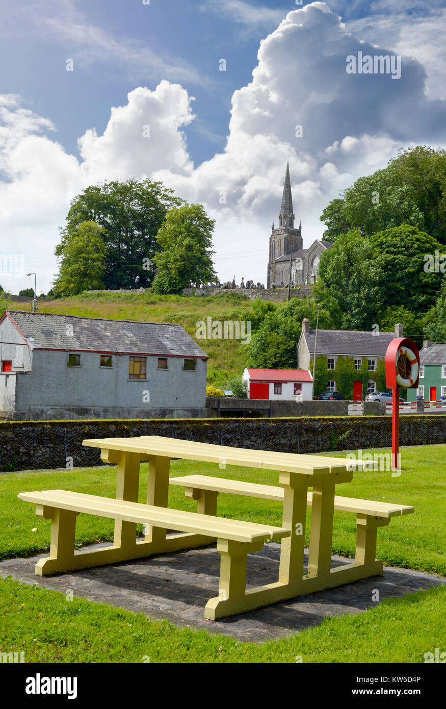 scenic view of castletownroche park and church in county cork ireland ...
