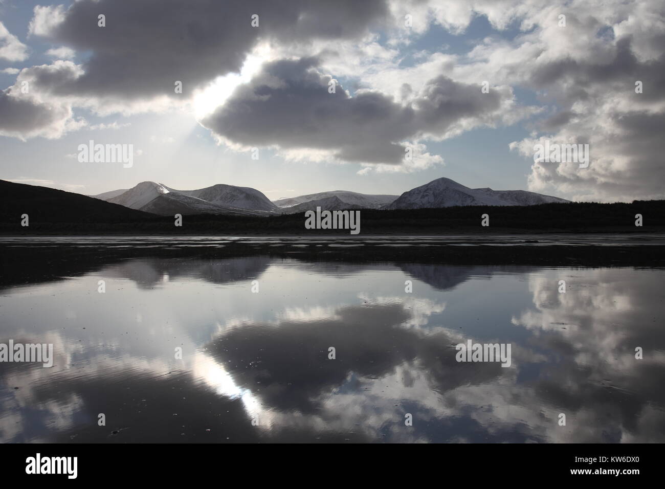 Scenic view over water in Ireland Stock Photo - Alamy