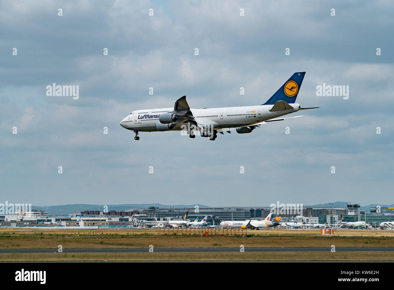 FRANKFURT,GERMANY: JUNE 23, 2017: Boeing 747 LUFTHANSA. Lufthansa, is ...