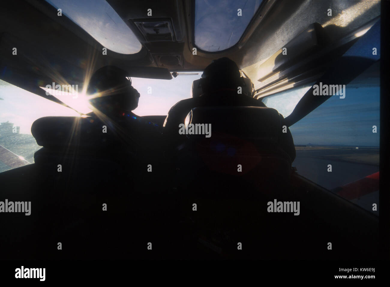 Light aircraft cockpit hi-res stock photography and images - Alamy