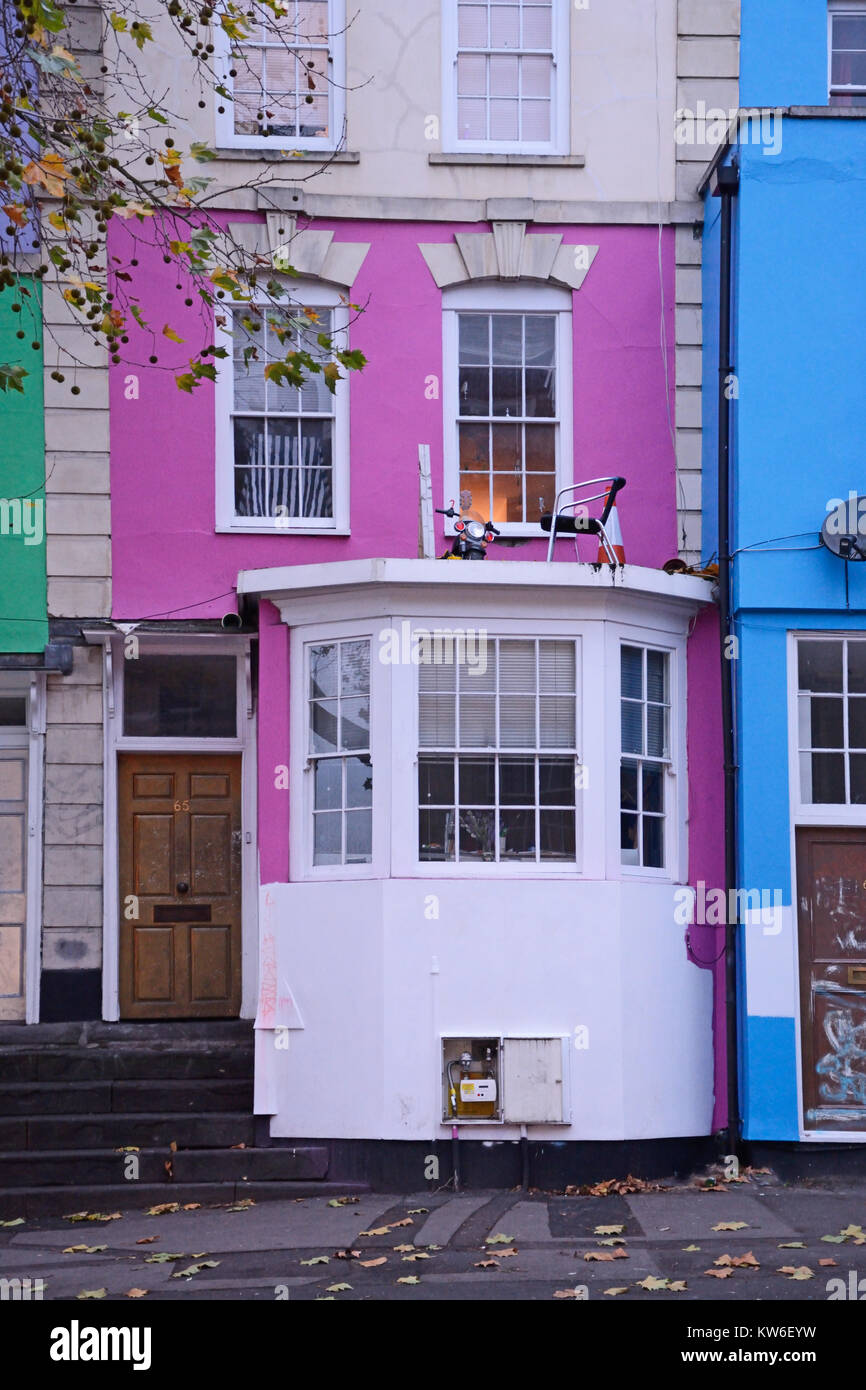 Colourful House, Bristol, England Stock Photo - Alamy