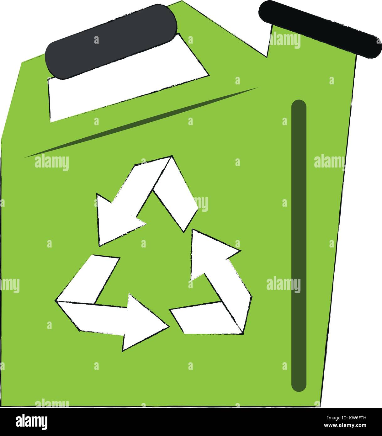 Recycle water can Stock Vector Image & Art - Alamy