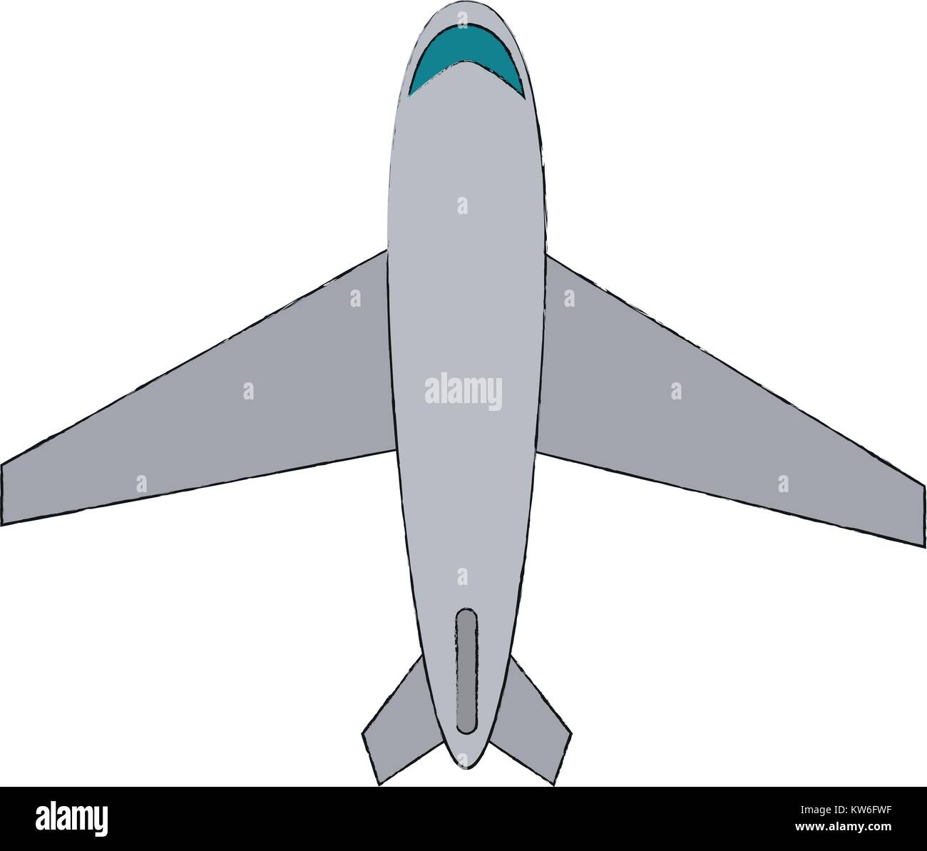 Airplane jet symbol Stock Vector Image & Art - Alamy