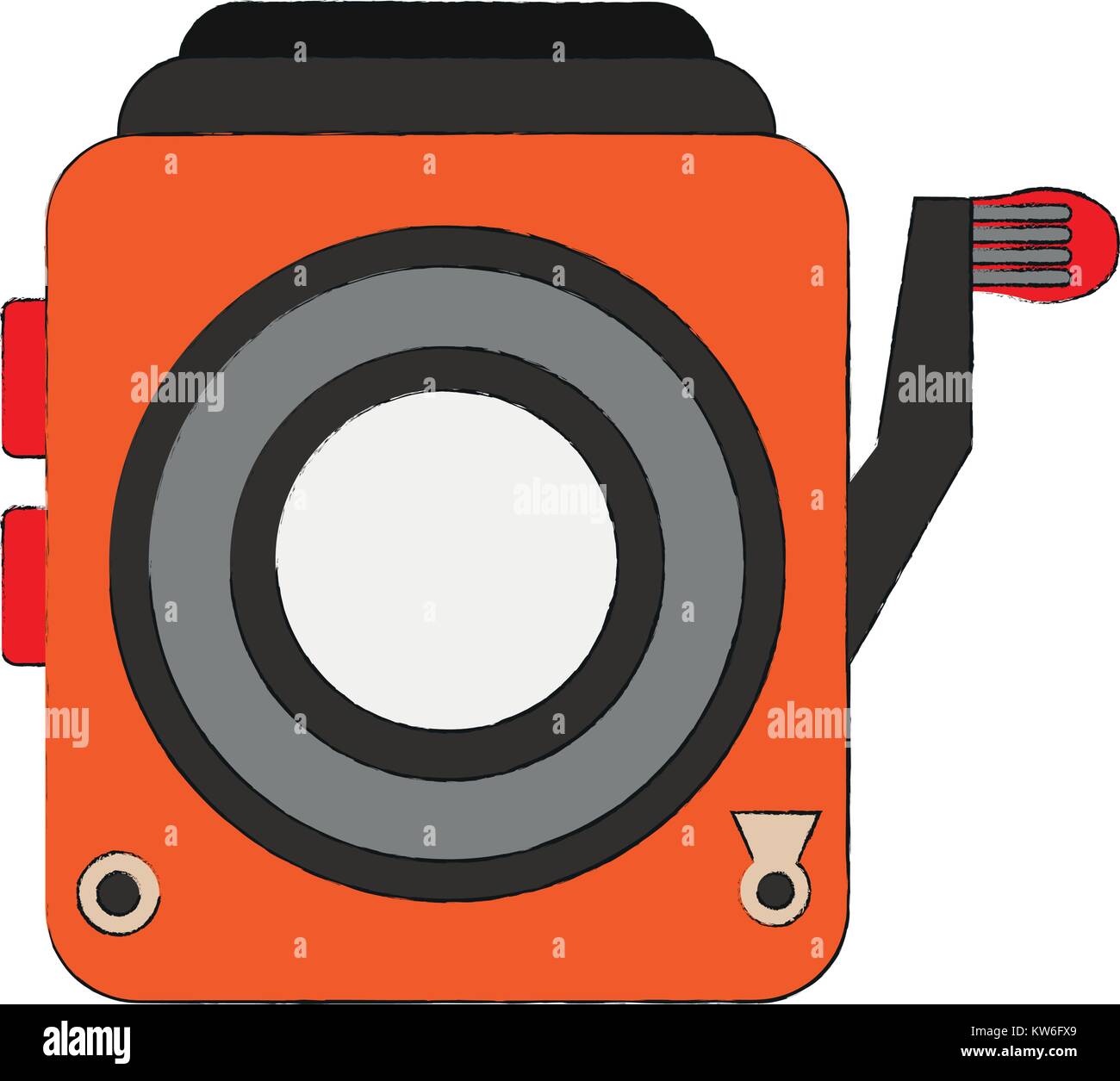 Retro camcorder symbol Stock Vector Image & Art - Alamy