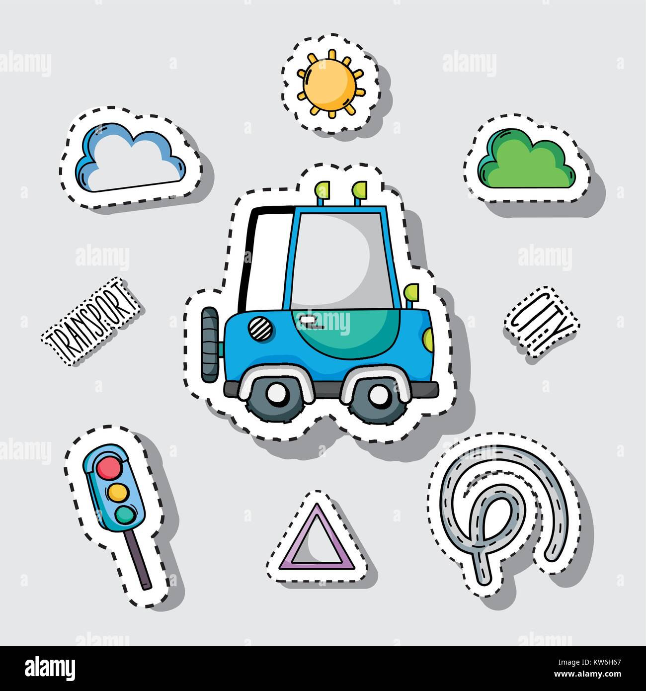 Road patches Stock Vector Images - Alamy