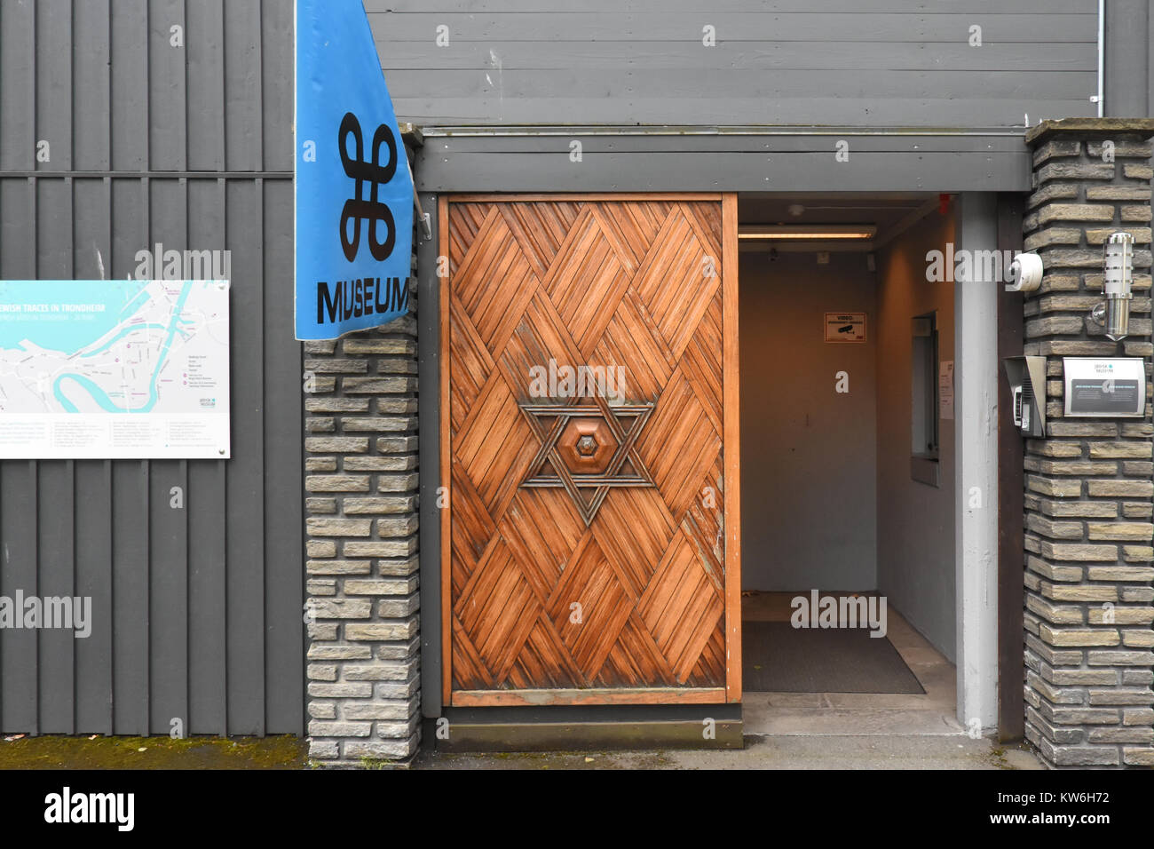 Trondheim Old city Synagogue, Norway Stock Photo - Alamy