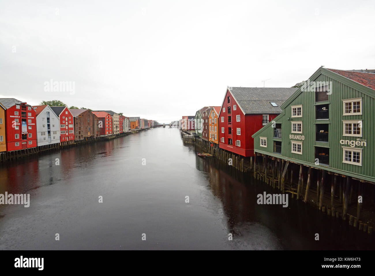 Trondheim Old city, Norway Stock Photo - Alamy