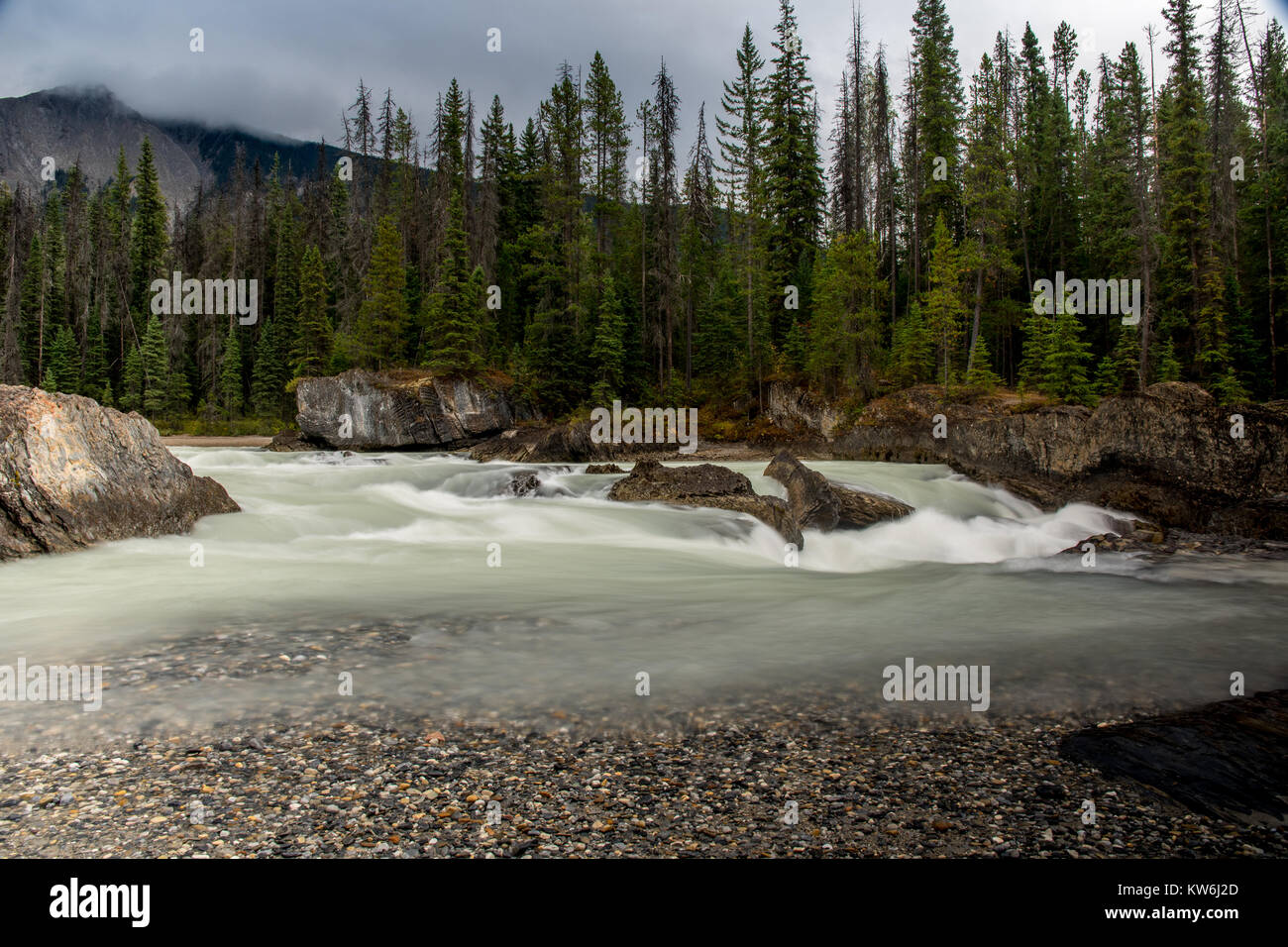 Soft water stream at Natural Bridge Stock Photo - Alamy