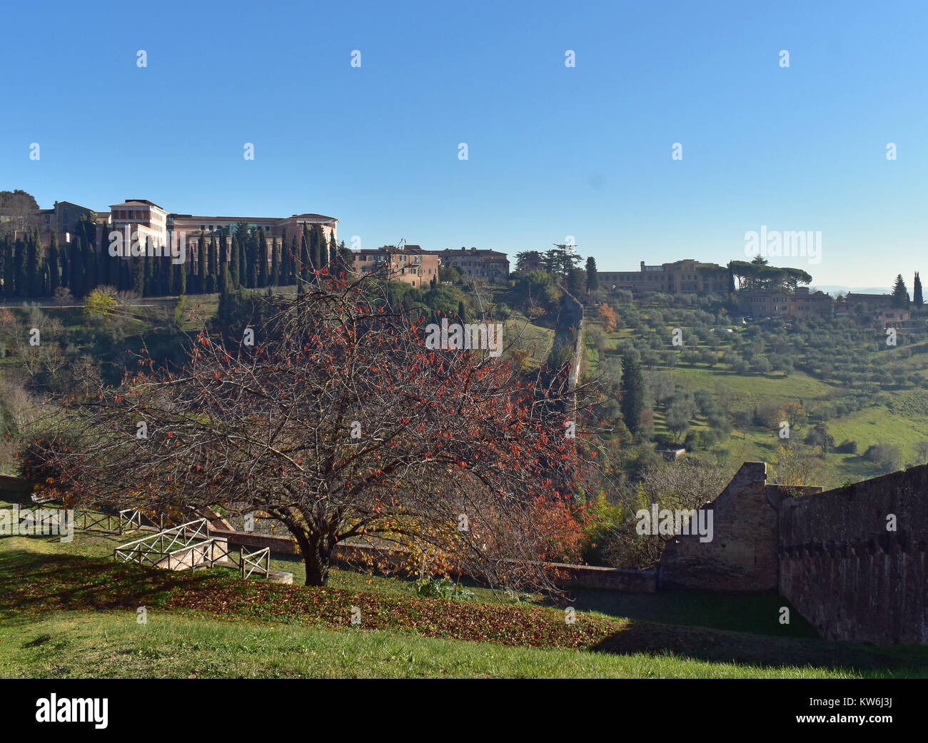 Siena city walls hi-res stock photography and images - Alamy