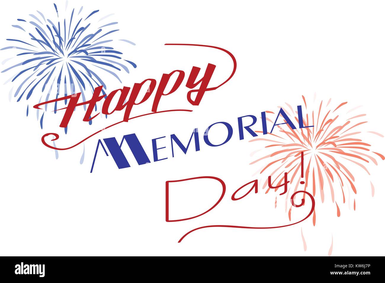 Happy Memorial Day Stock Vector Image & Art - Alamy