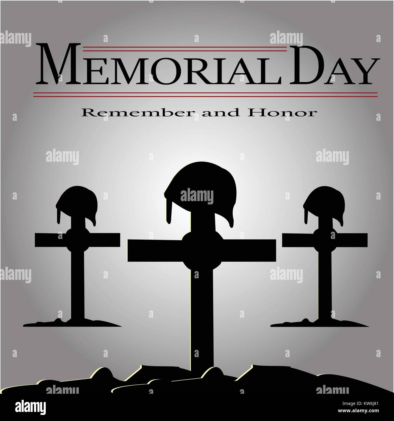 Happy memorial day remember Stock Vector Images - Alamy