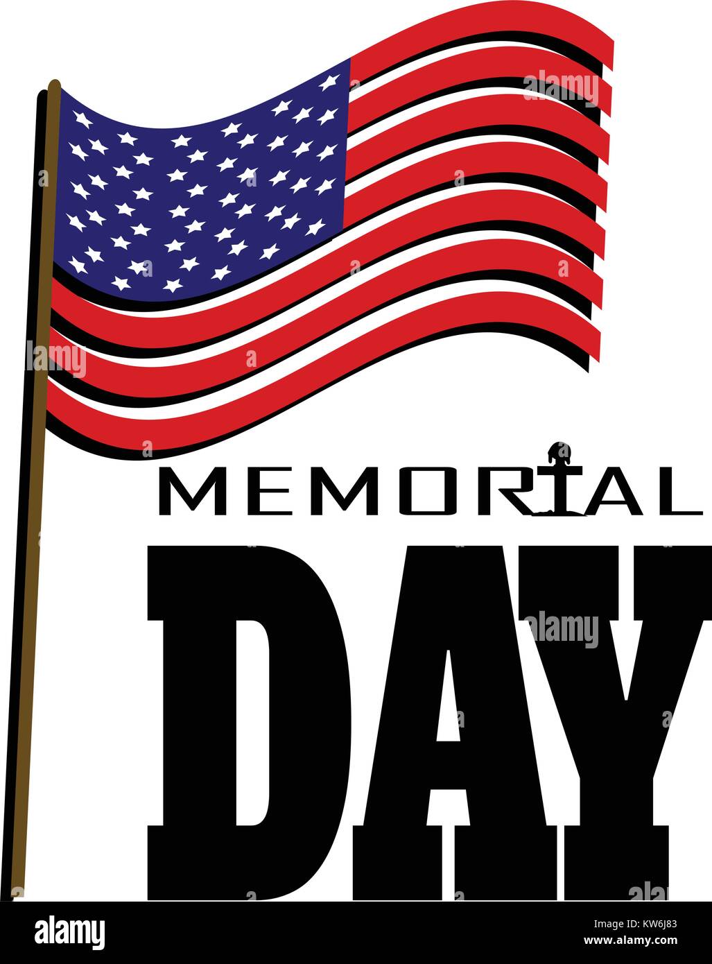 Happy Memorial Day Stock Vector Image & Art - Alamy